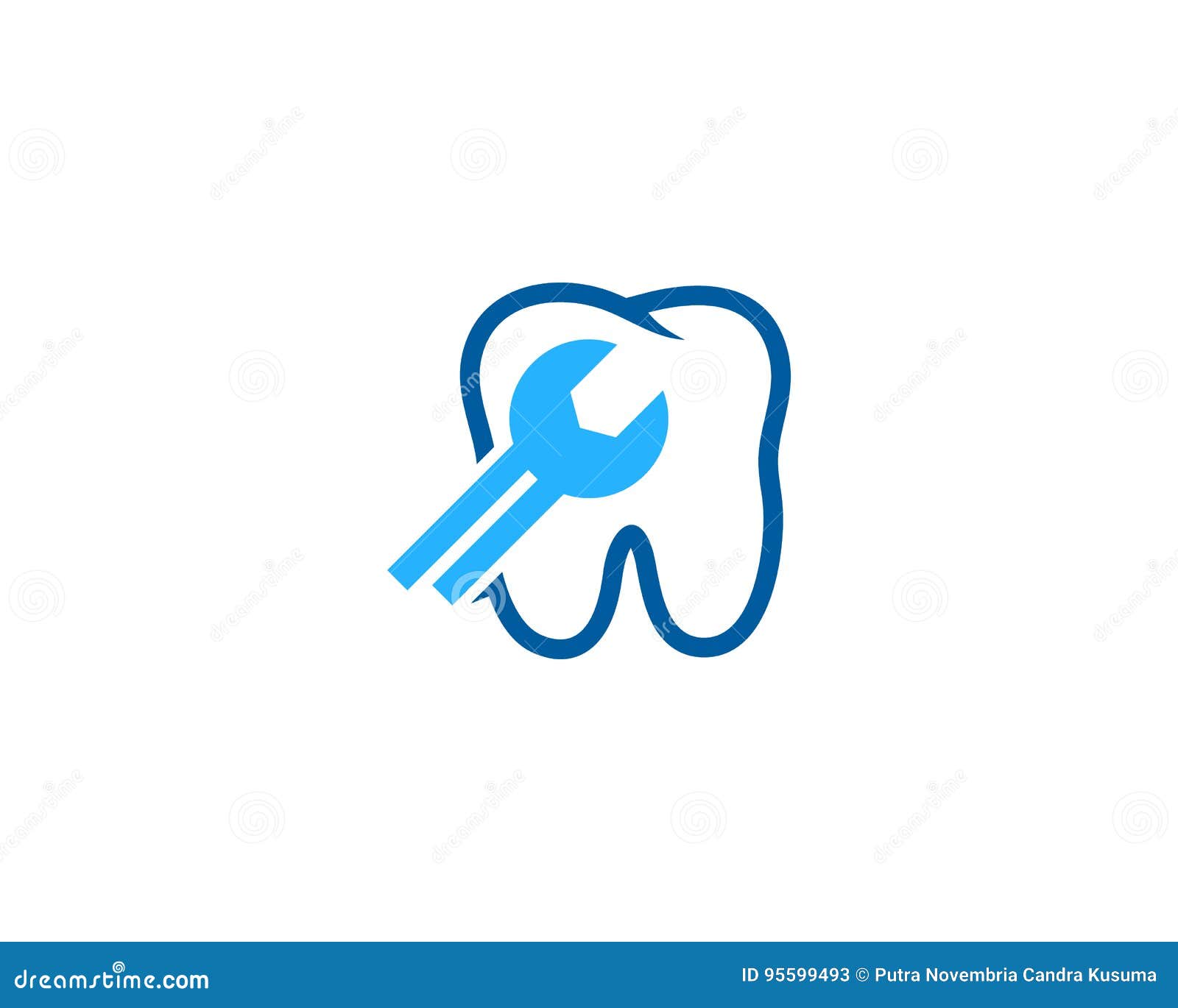 Dental Fix and Repair Icon Logo Design Element Stock Vector ...