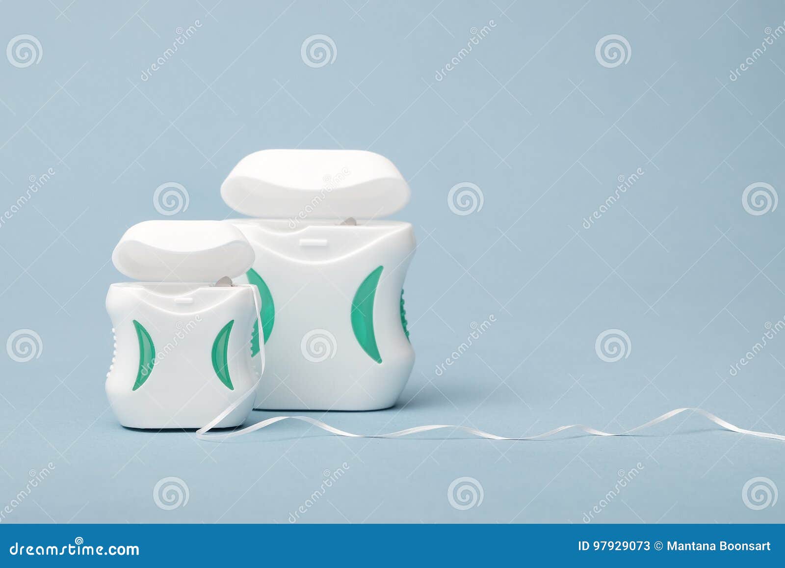 Dental floss. stock image. Image of mouth, dentistry - 97929073