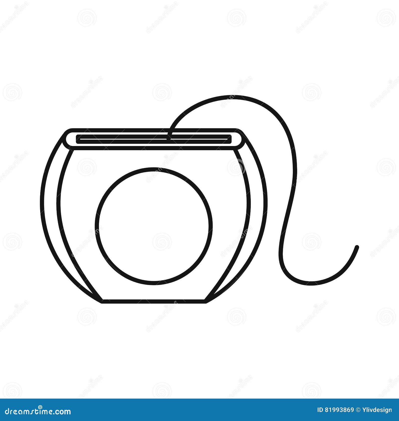 Cartoon Floss Container