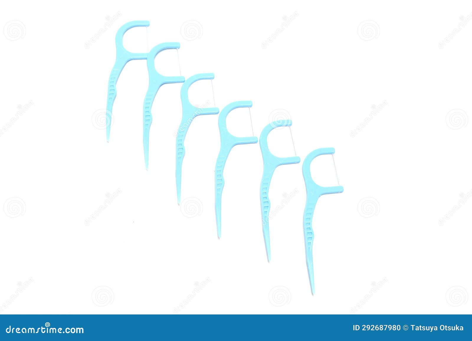Dental Floss Isolated on a White Background. Stock Photo - Image of ...