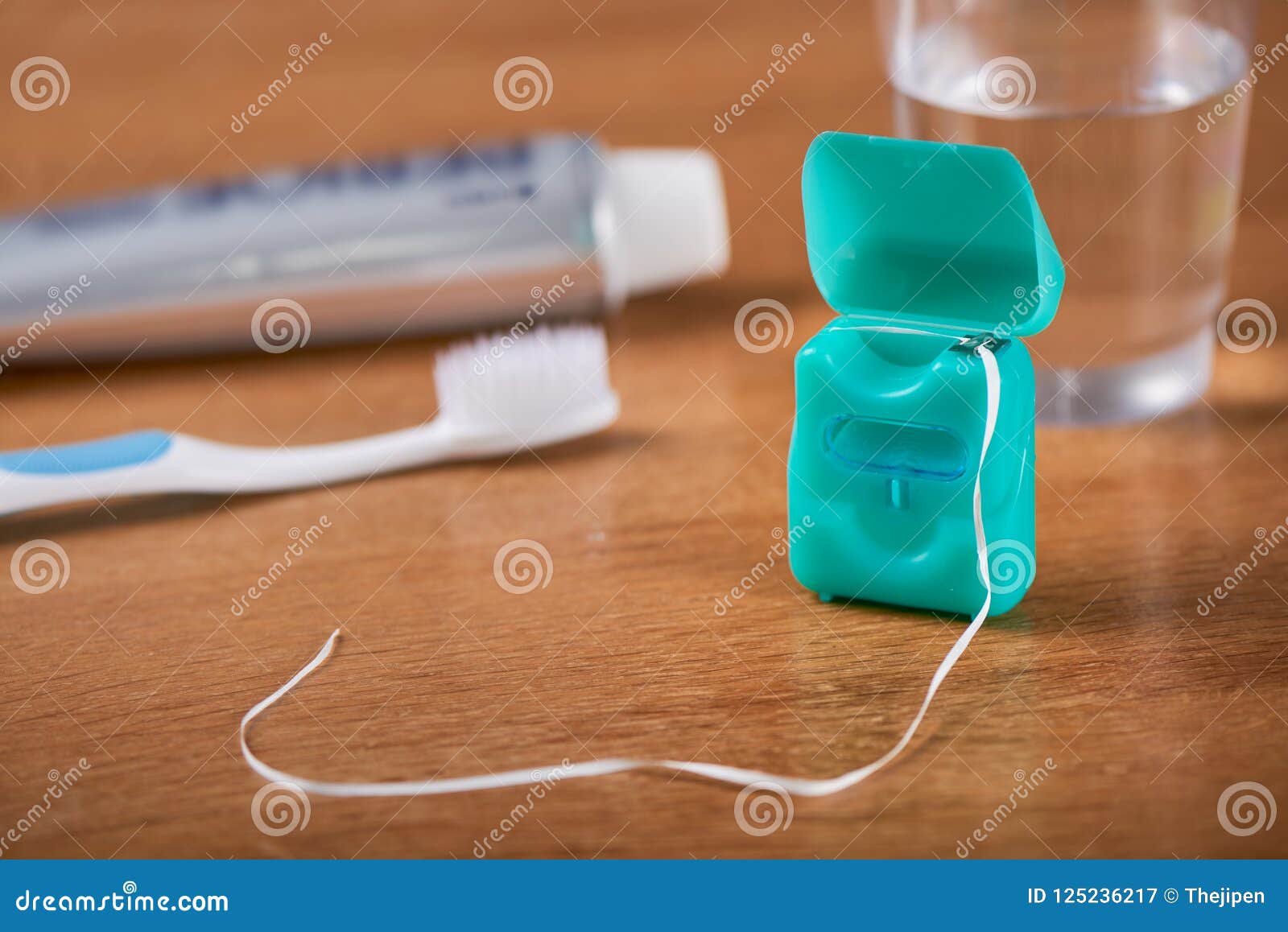 Dental floss stock image. Image of tooth, prevention - 125236217
