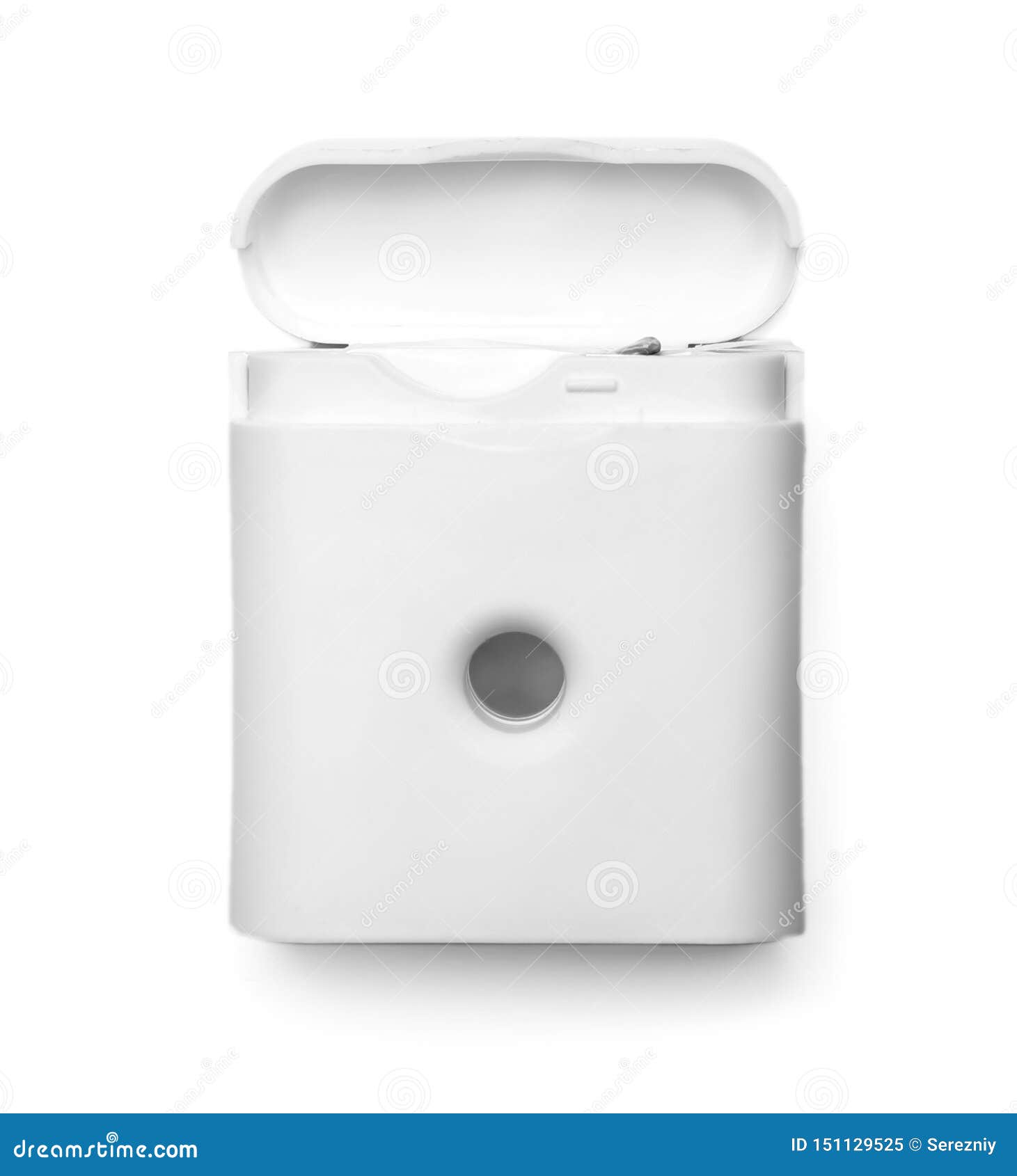 Dental Floss on White Background Stock Image - Image of routine, mouth ...
