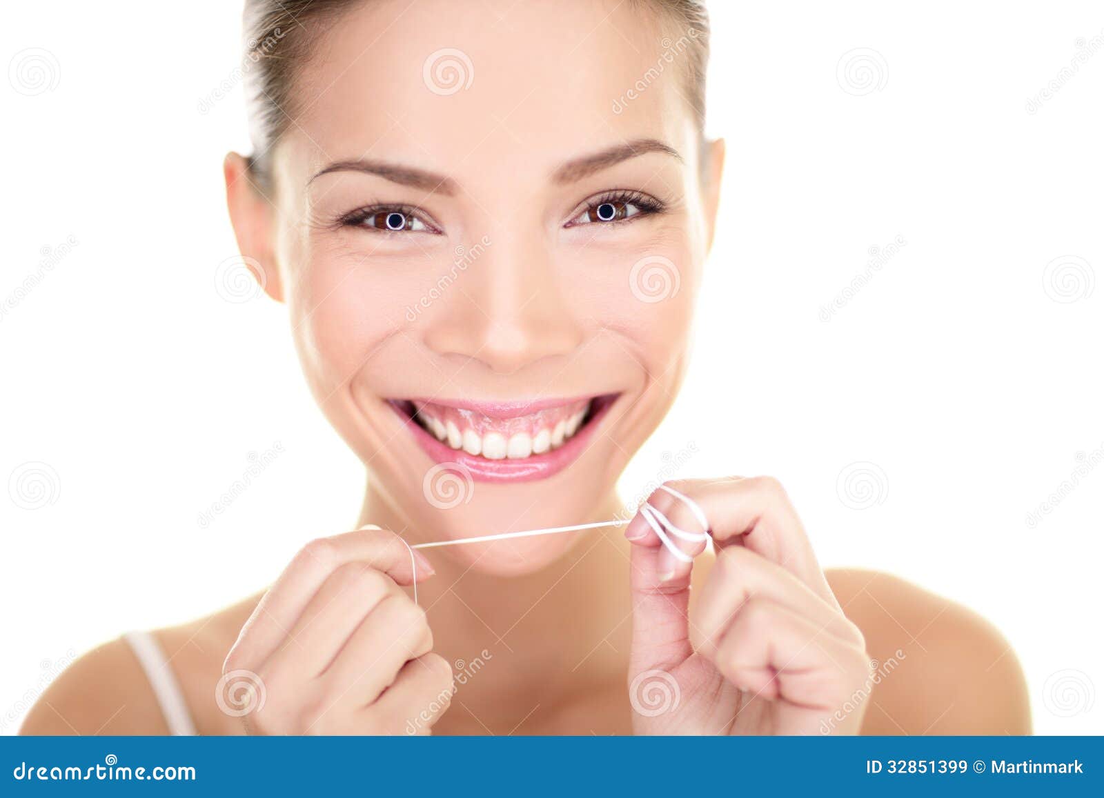 476 Dental Floss Woman Flossing Teeth Smiling Stock Photos - Free ...
