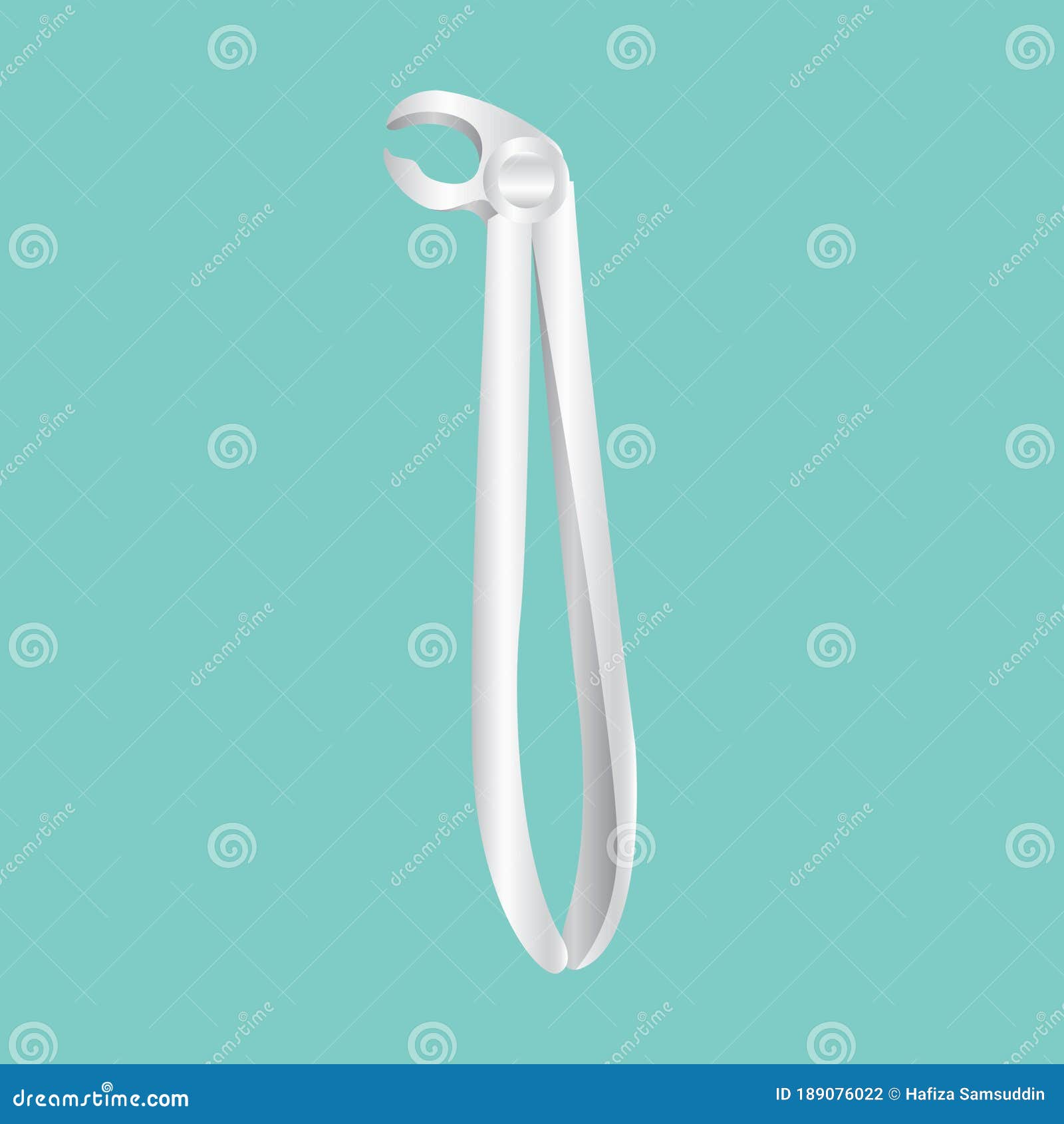 Dental Forceps. Vector Illustration Decorative Design Stock Vector ...