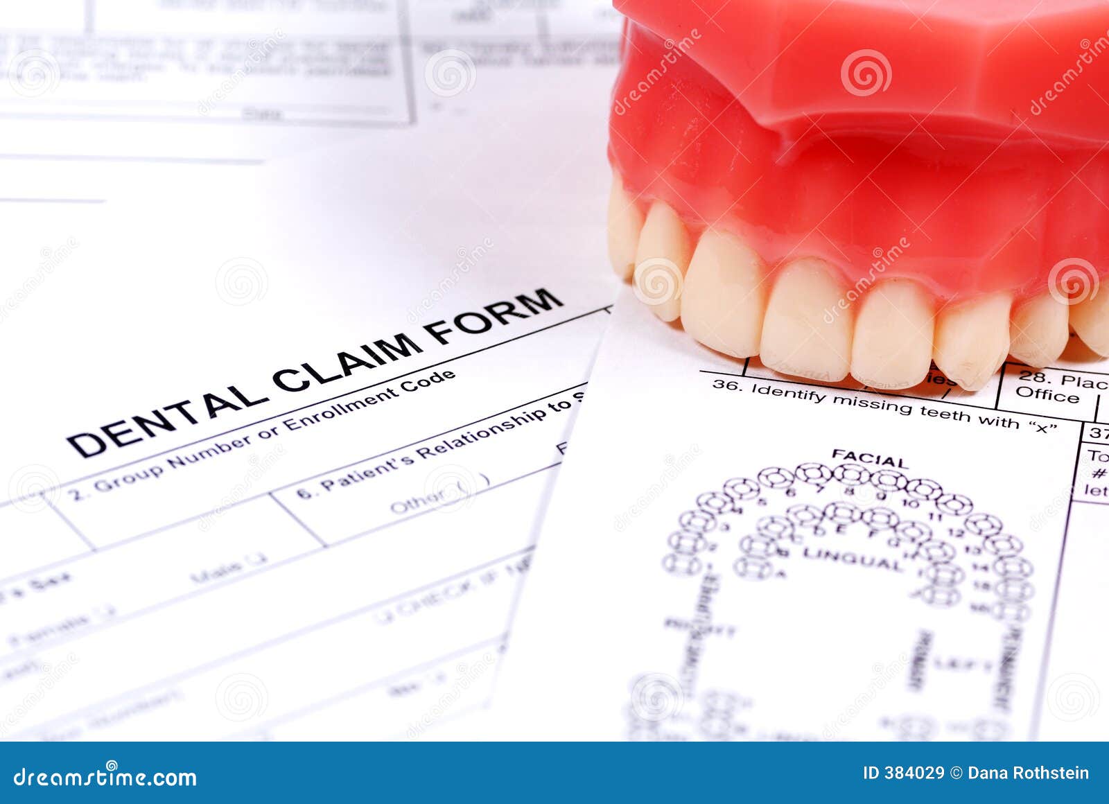 Dental Form stock image. Image of care, tooth, dentistry - 384029