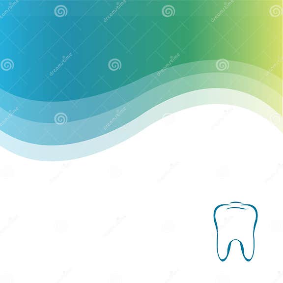 Dental Green Background. Vector Stock Vector - Illustration of molar ...