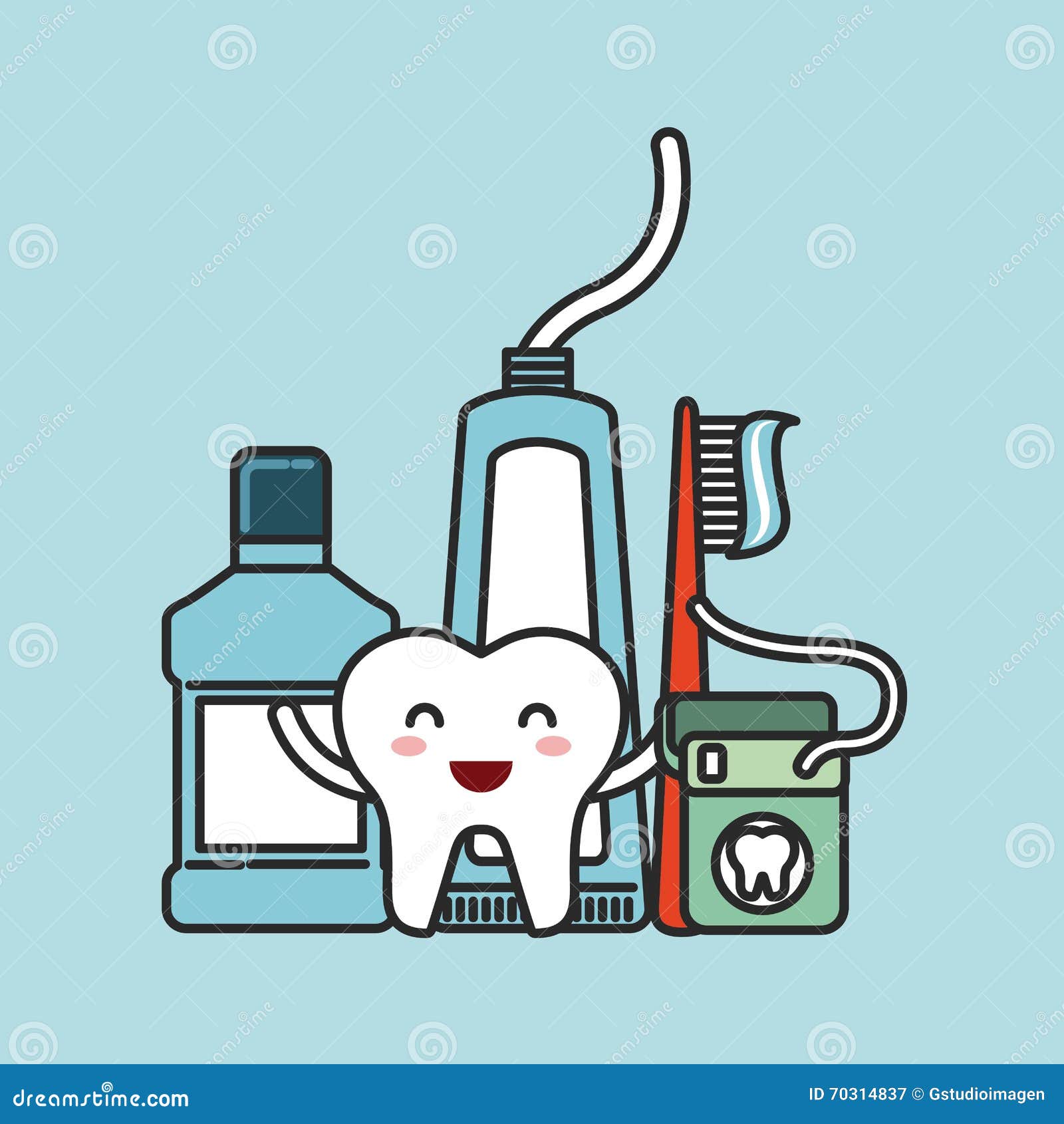 Dental hygiene design stock illustration. Illustration of medical ...