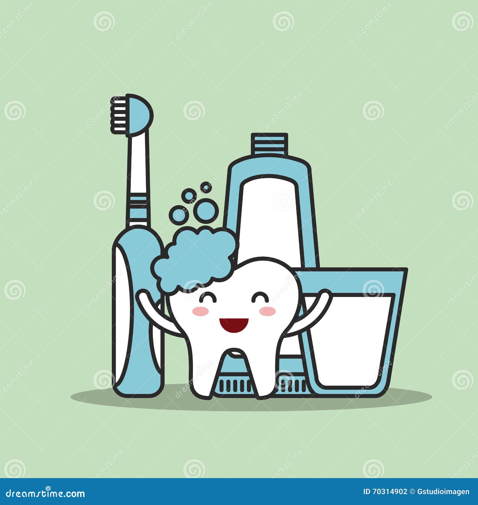 Dental hygiene design stock illustration. Illustration of character ...