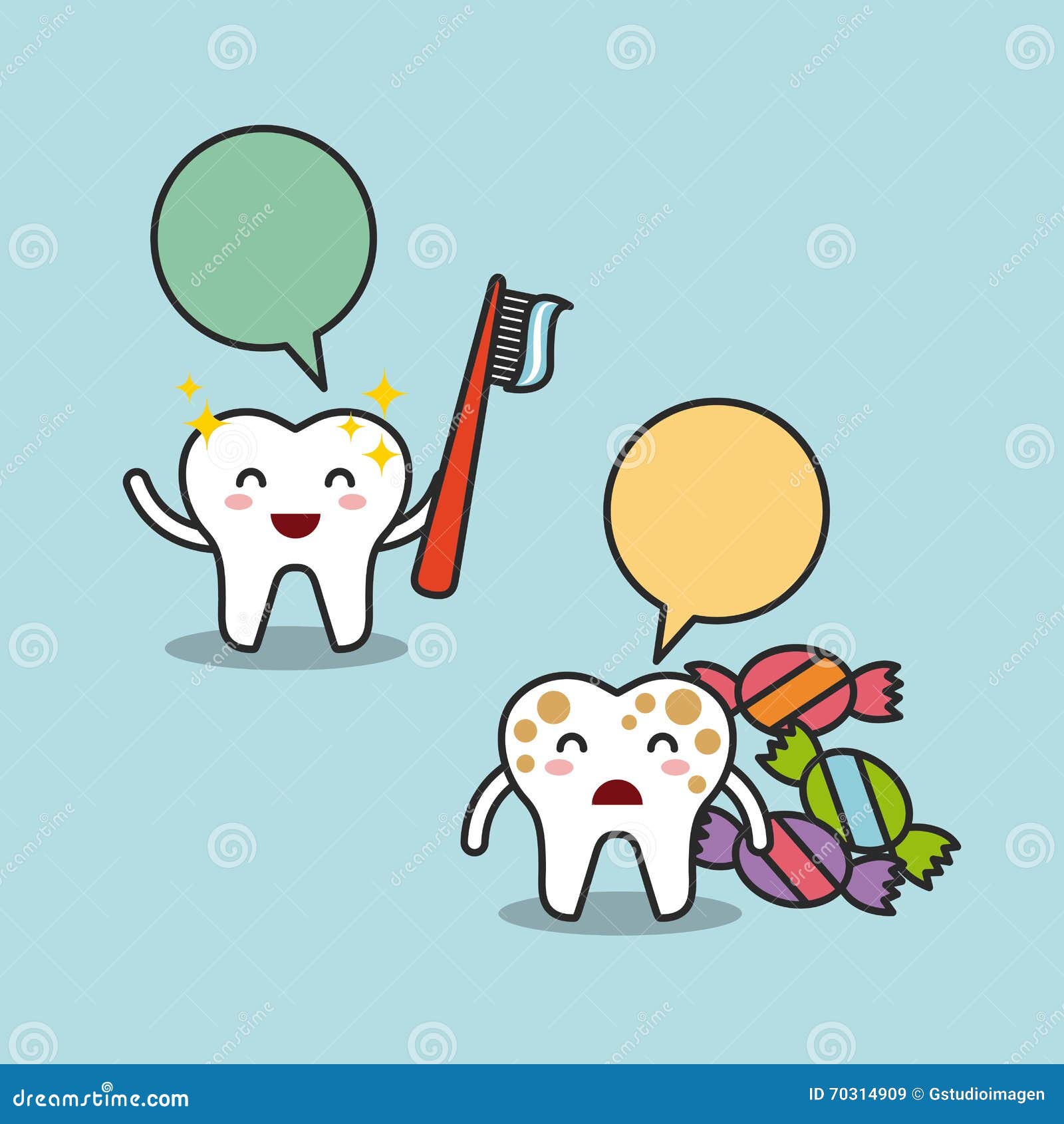 Dental hygiene design stock illustration. Illustration of object - 70314909
