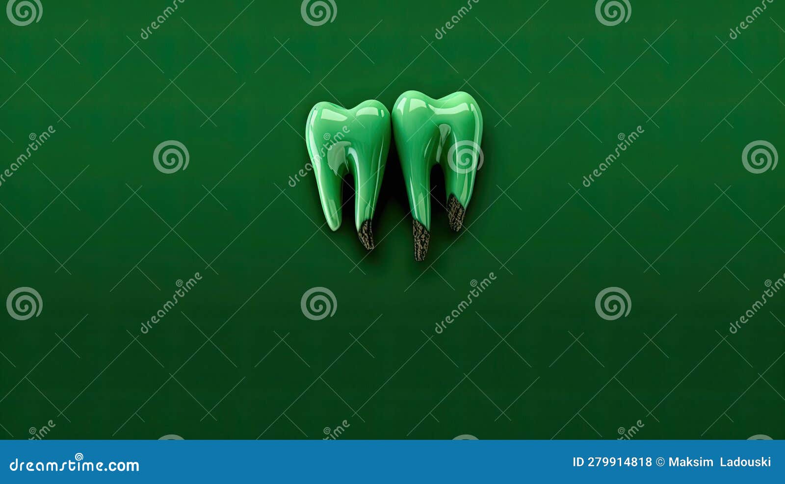 Dental Infection on the Teeth. Generative AI Stock Illustration ...