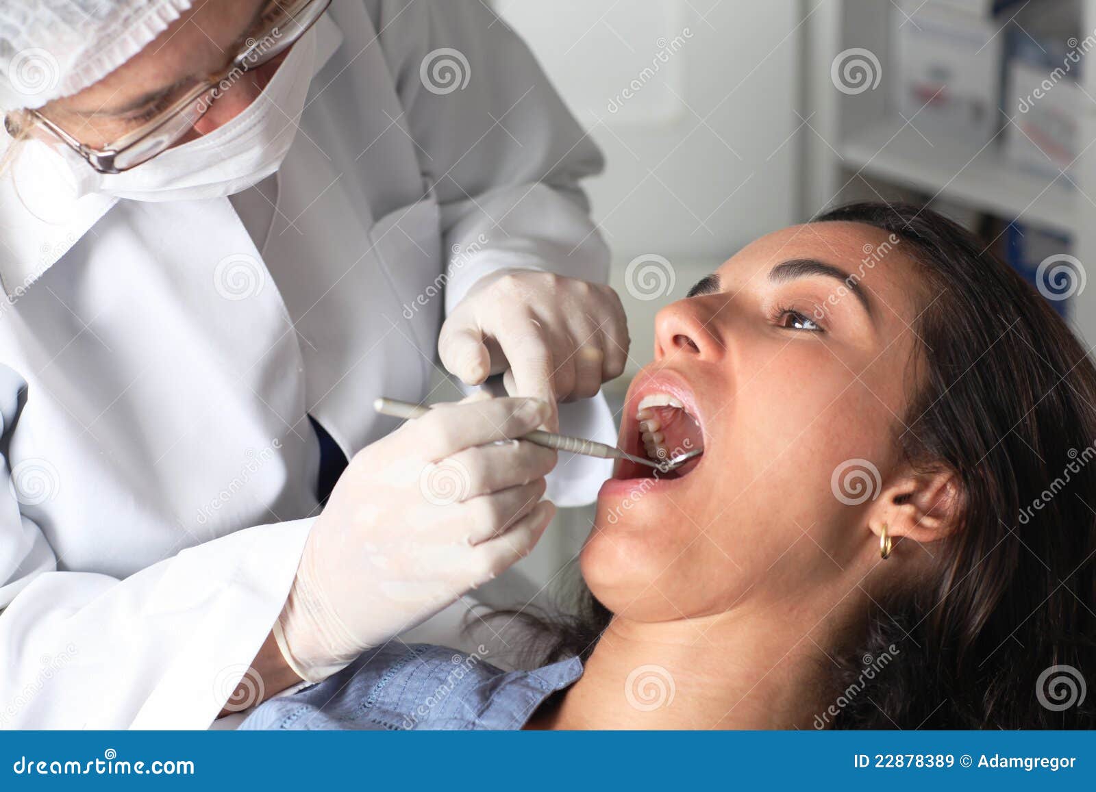 Dental inspection stock image. Image of people, dentistry - 22878389