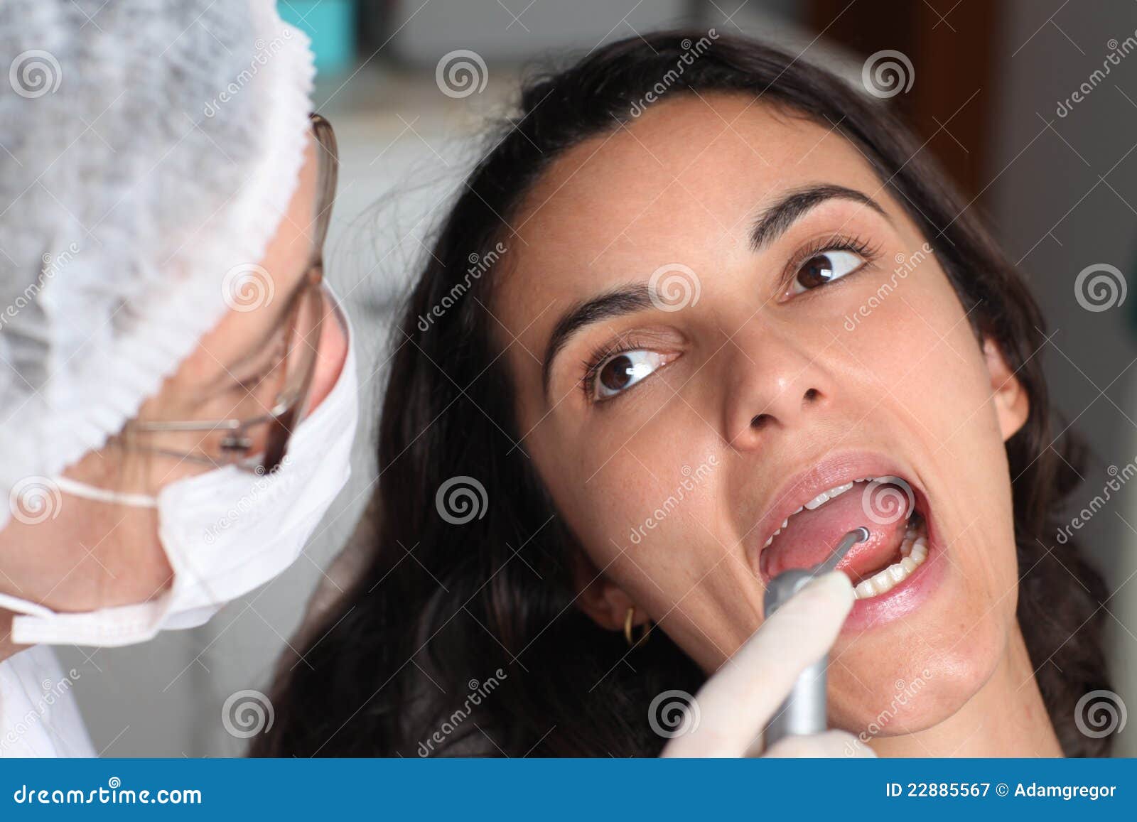 Dental inspection stock image. Image of caucasian, clinic - 22885567