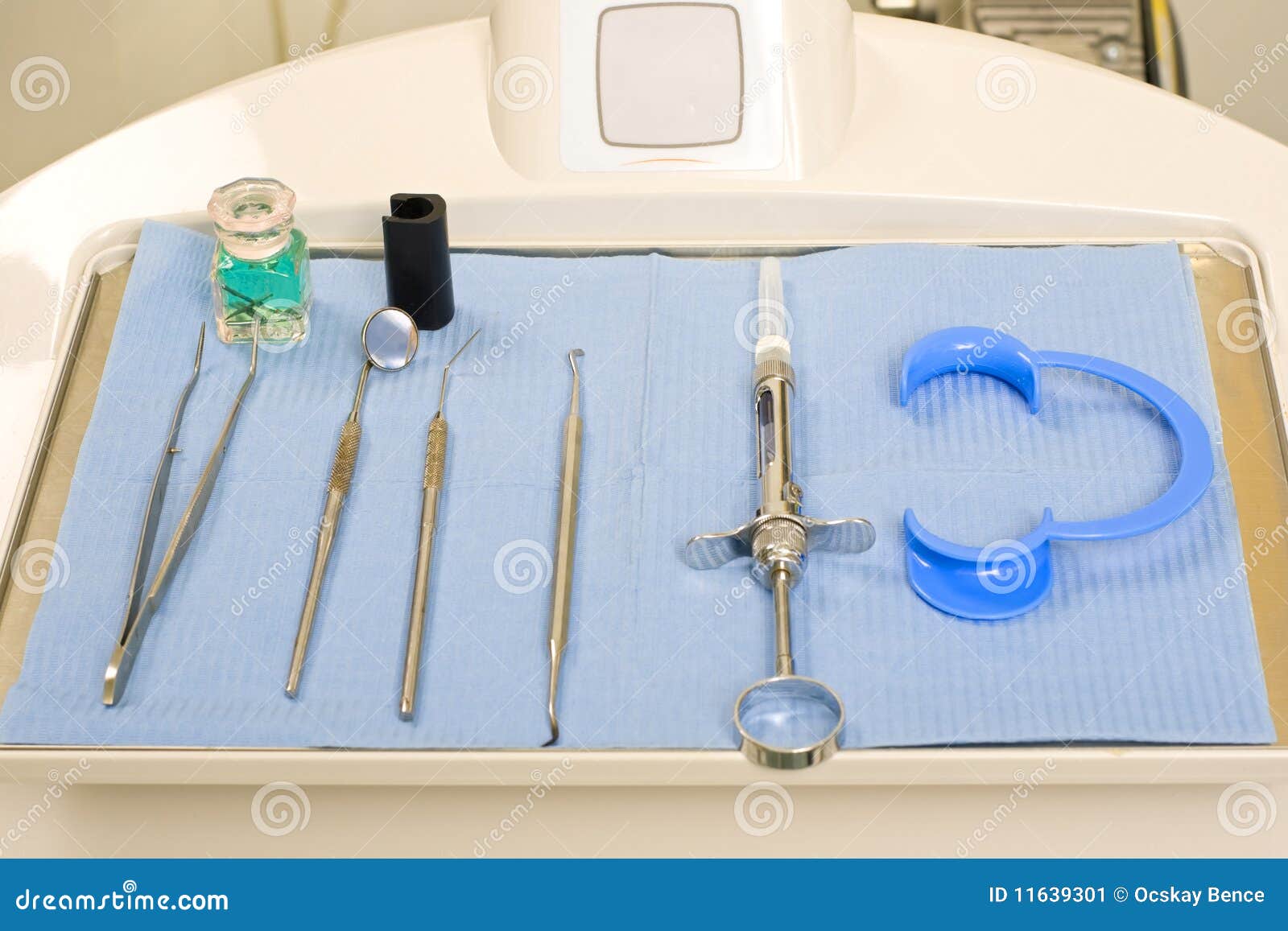 Dental instrument set stock image. Image of medical, pipe - 11639301