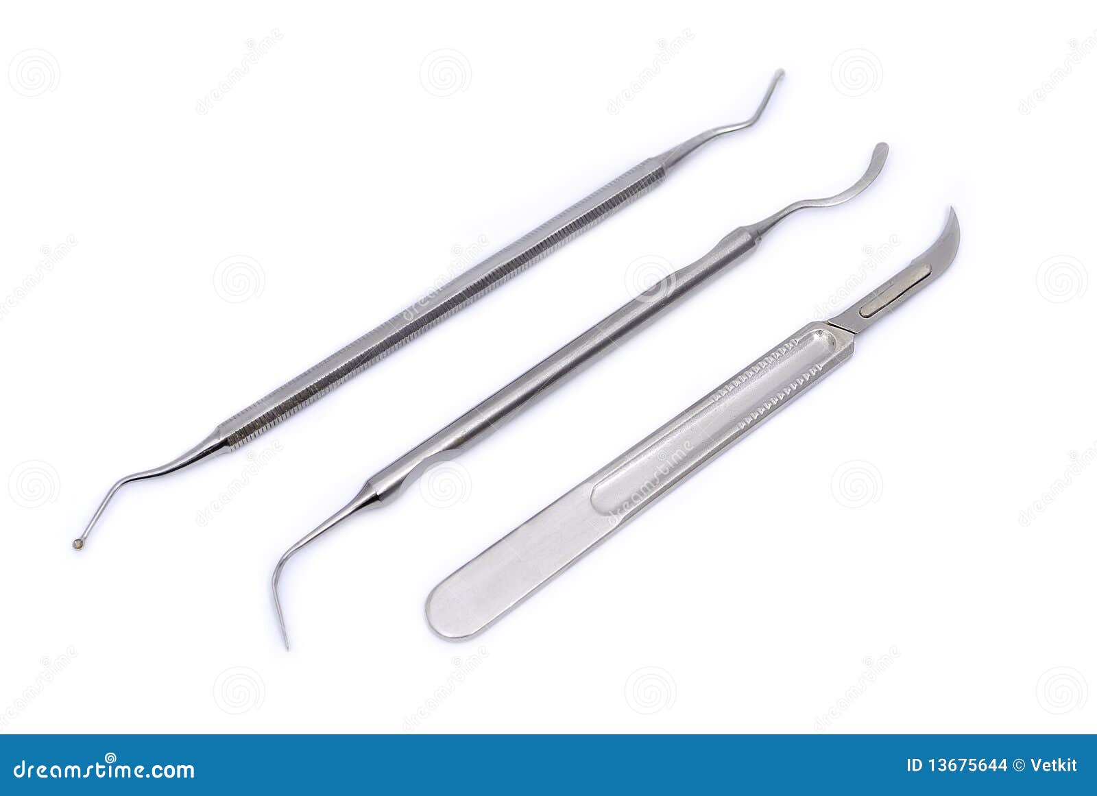 Dental instruments stock photo. Image of tool, care, work - 13675644