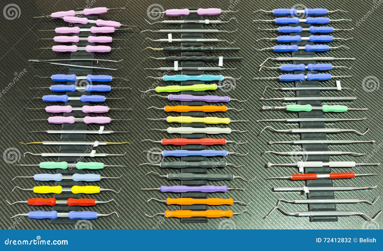 Dental Instruments for Stomatology Practice Stock Photo - Image of ...