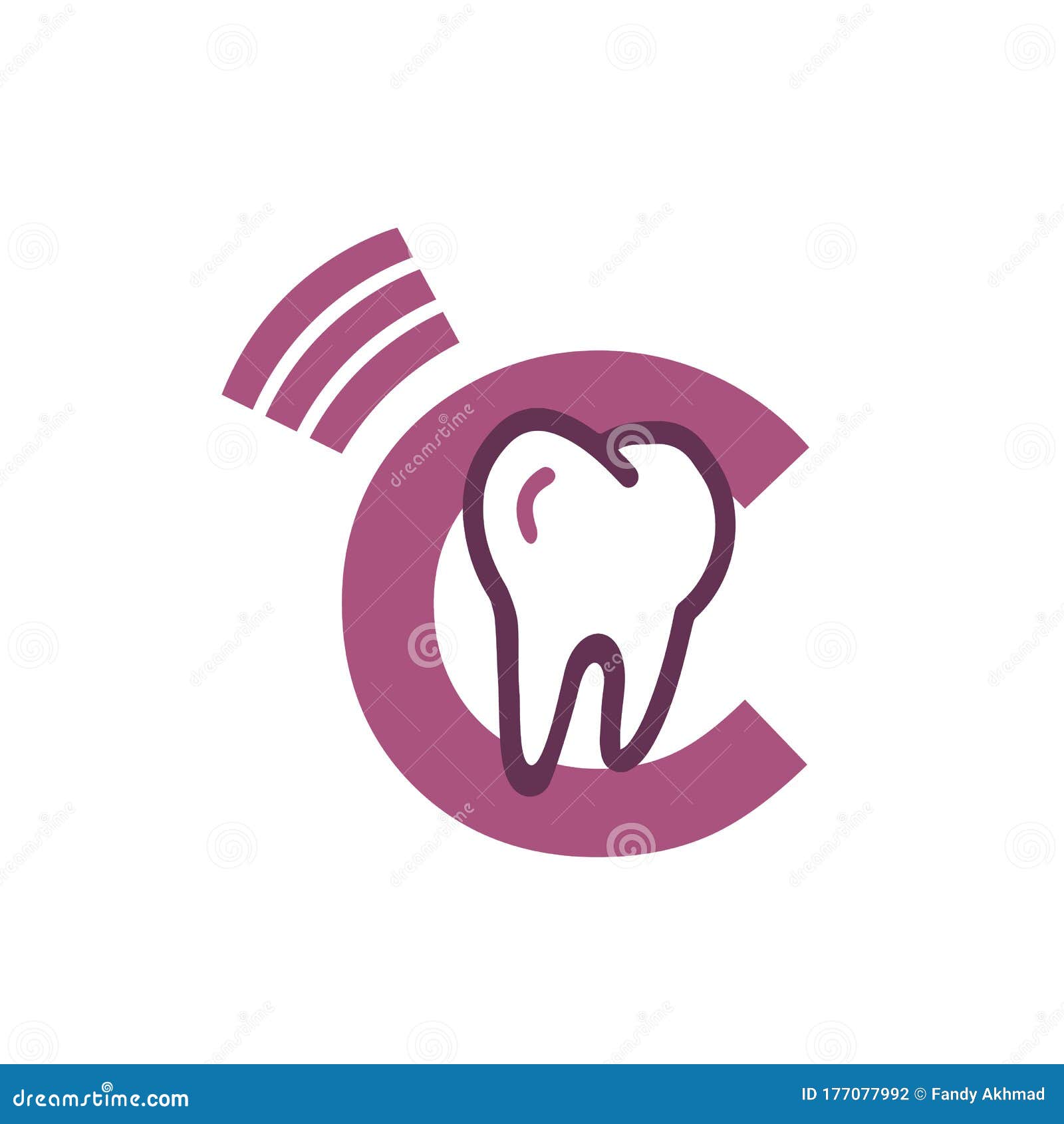 Dental Logo Clinic Tooth Logo Abstract Design Vector Template Stock ...