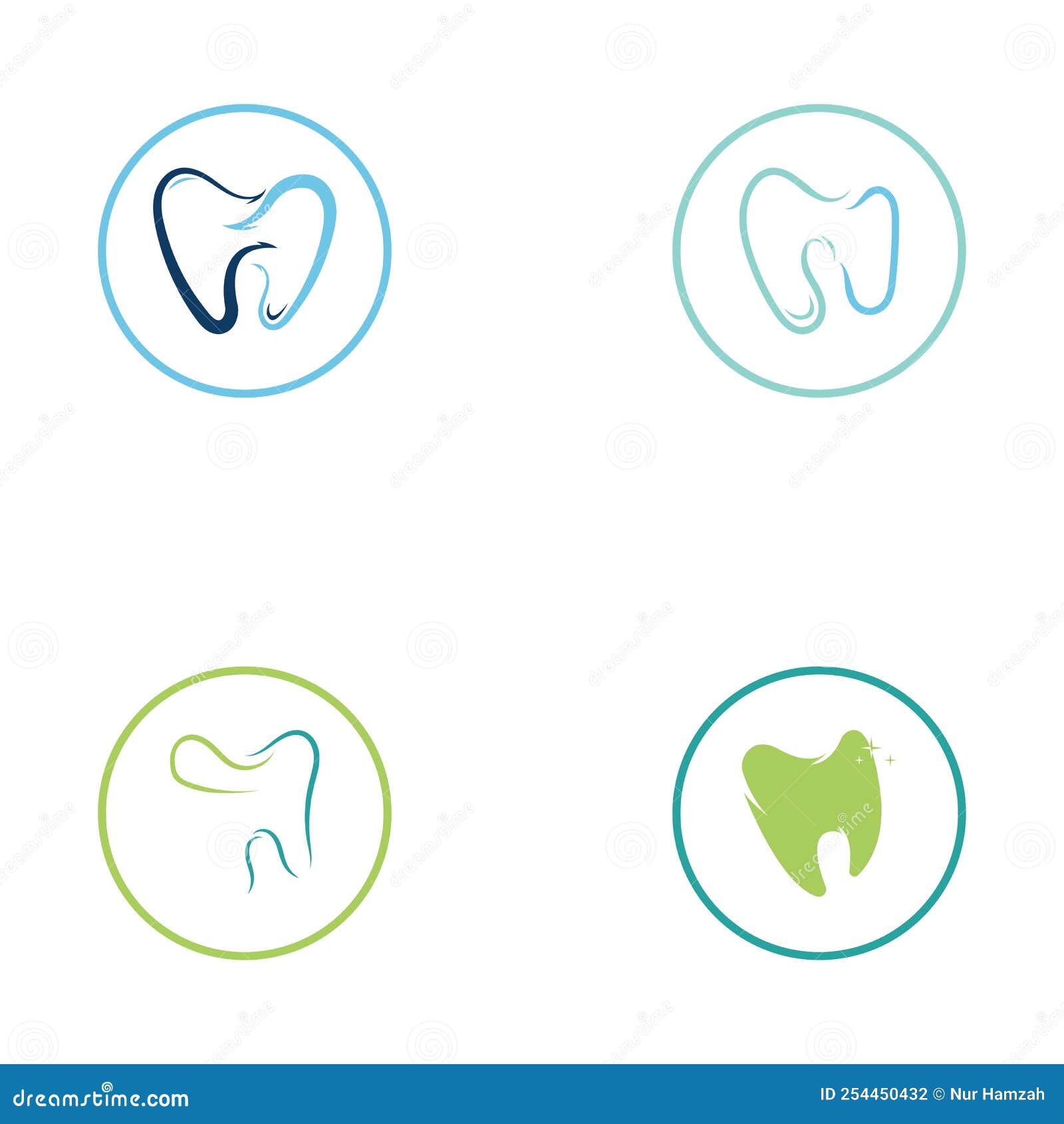 Dental Logo Template Vector Illustration Stock Vector - Illustration of ...