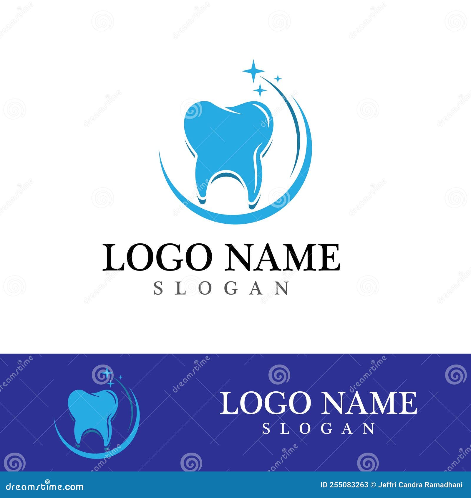 Dental Logo Template Vector Illustration Stock Vector - Illustration of ...