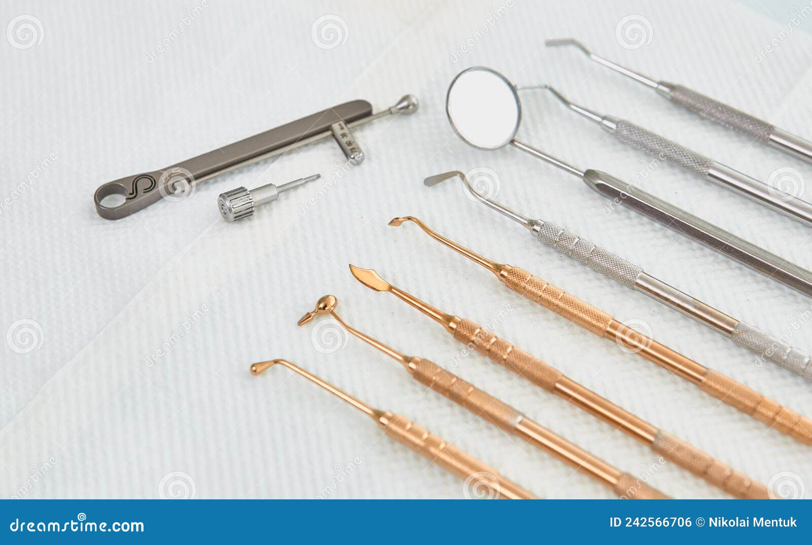 Dental Mirror, Hoe, Sickle, Scaler, Probe and Ather Tools from ...