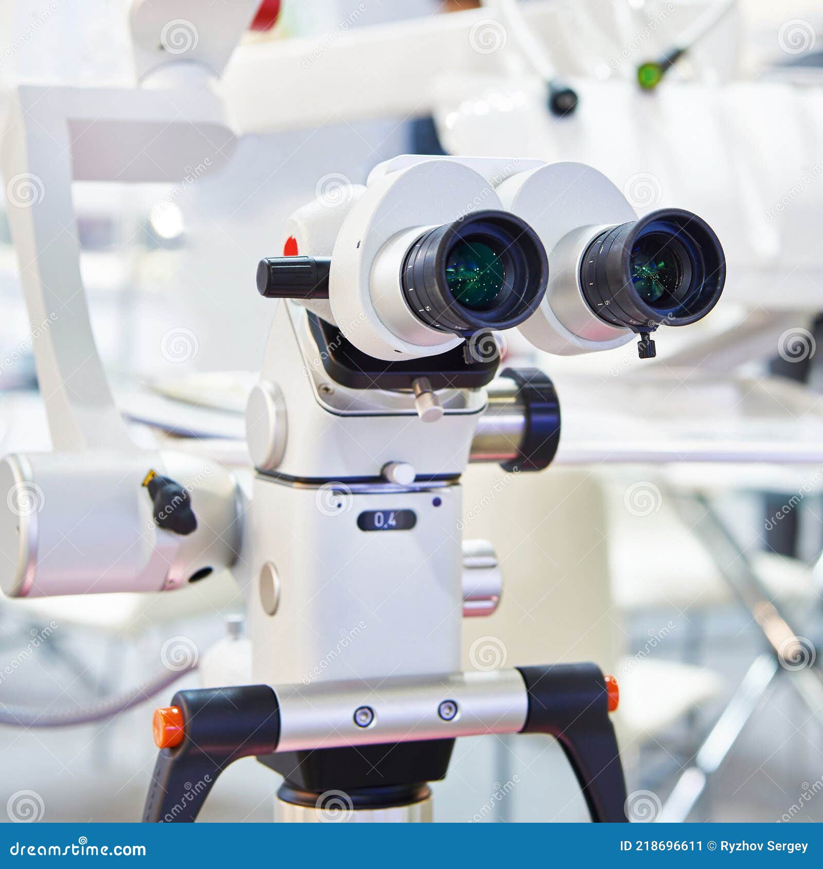Dental Operating Microscope Stock Image - Image of clinic, optical ...