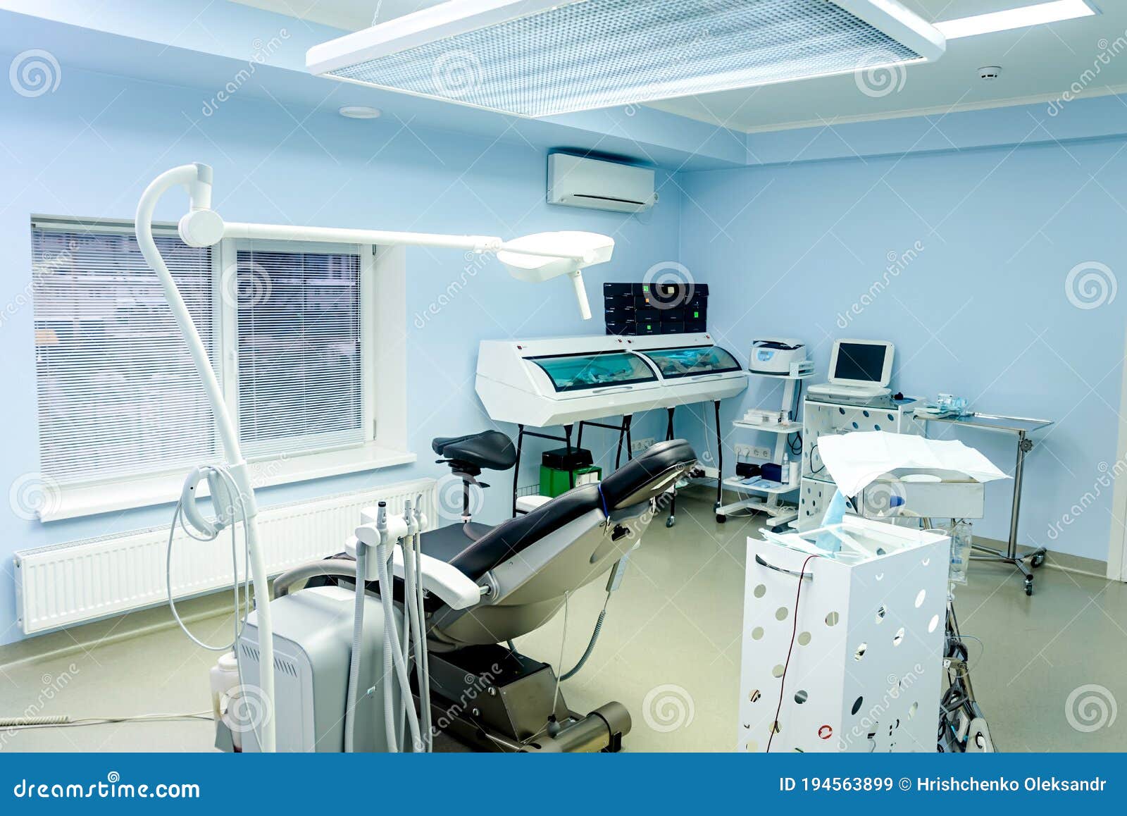 Dental operating room stock image. Image of exam, dentistry - 194563899