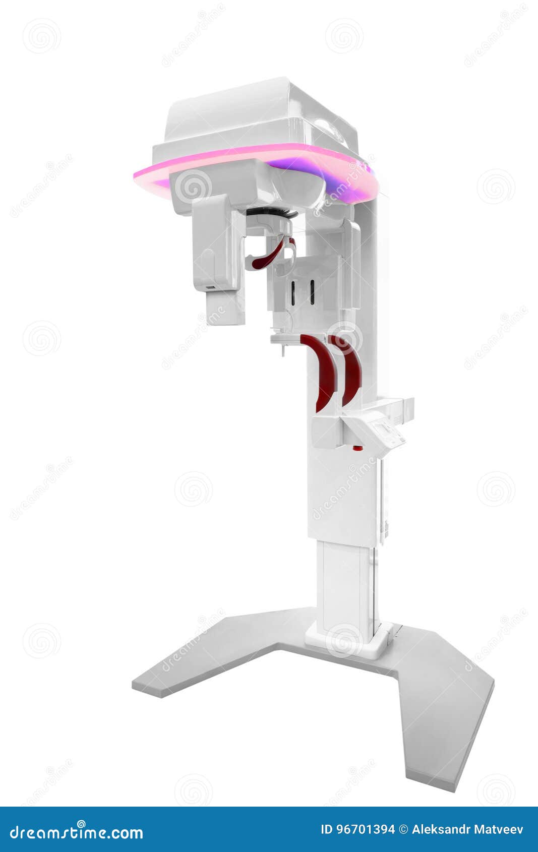 Dental Panoramic X-ray Radiograph Equipment Isolated on White. Stock ...