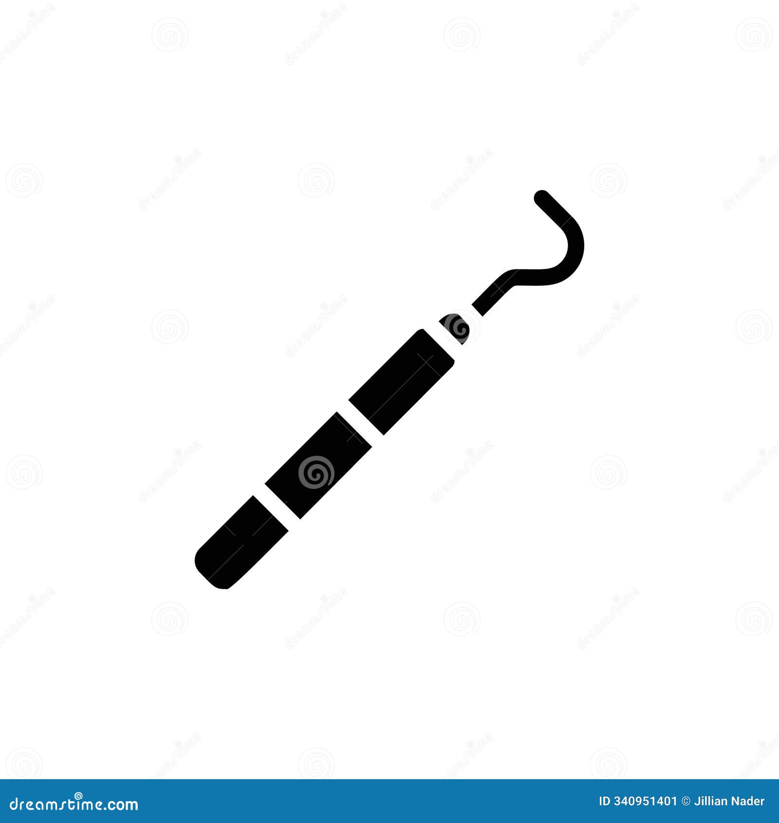 Dental Pick Icon Web Design in Vector Stock Vector - Illustration of ...