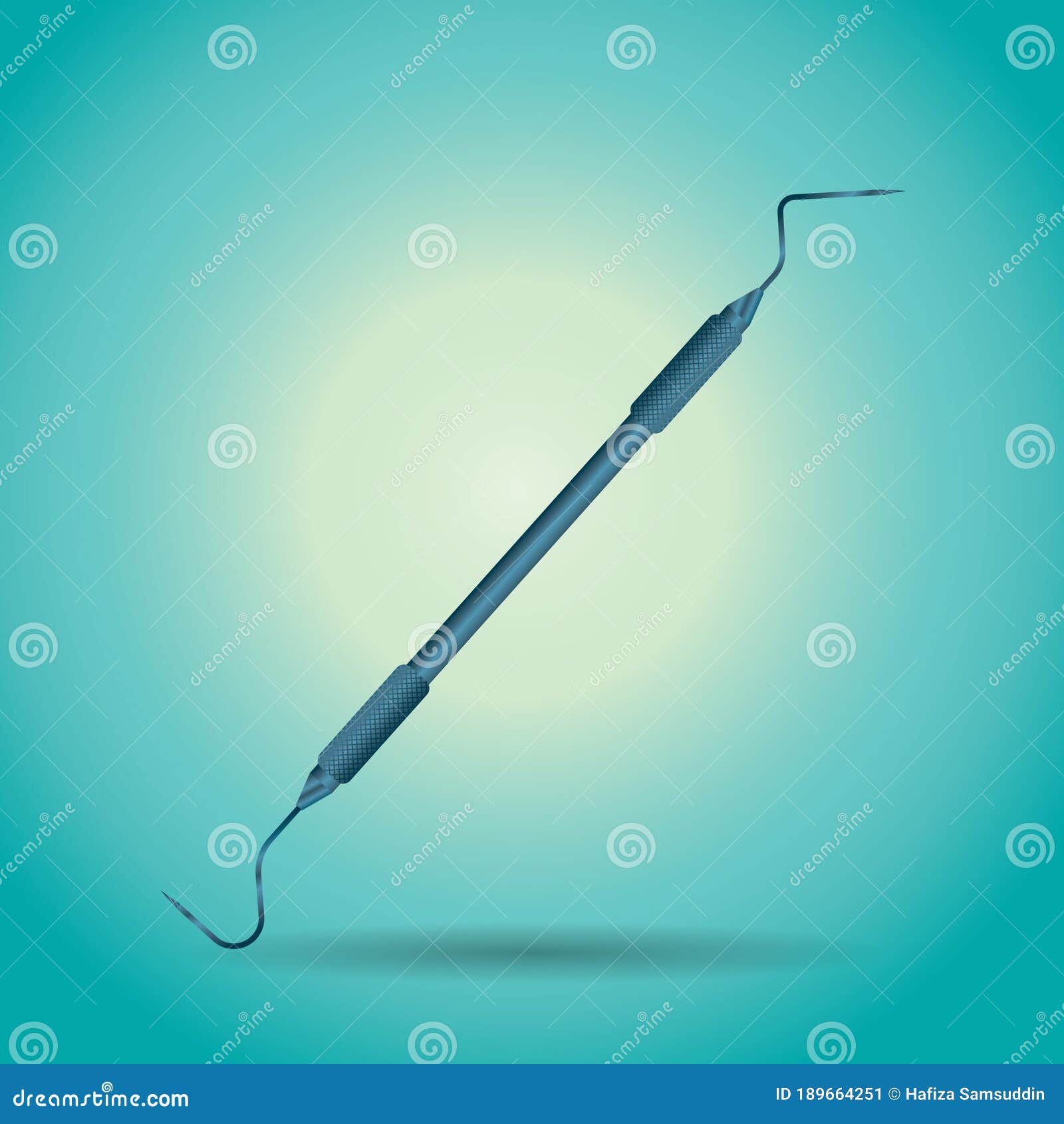 Dental Probe. Vector Illustration Decorative Design Stock Vector ...