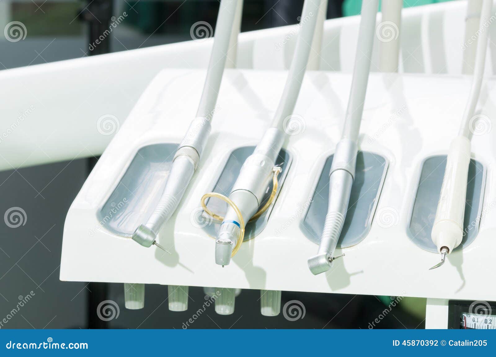 Dental rack of tools stock photo. Image of dentist, inspection - 45870392