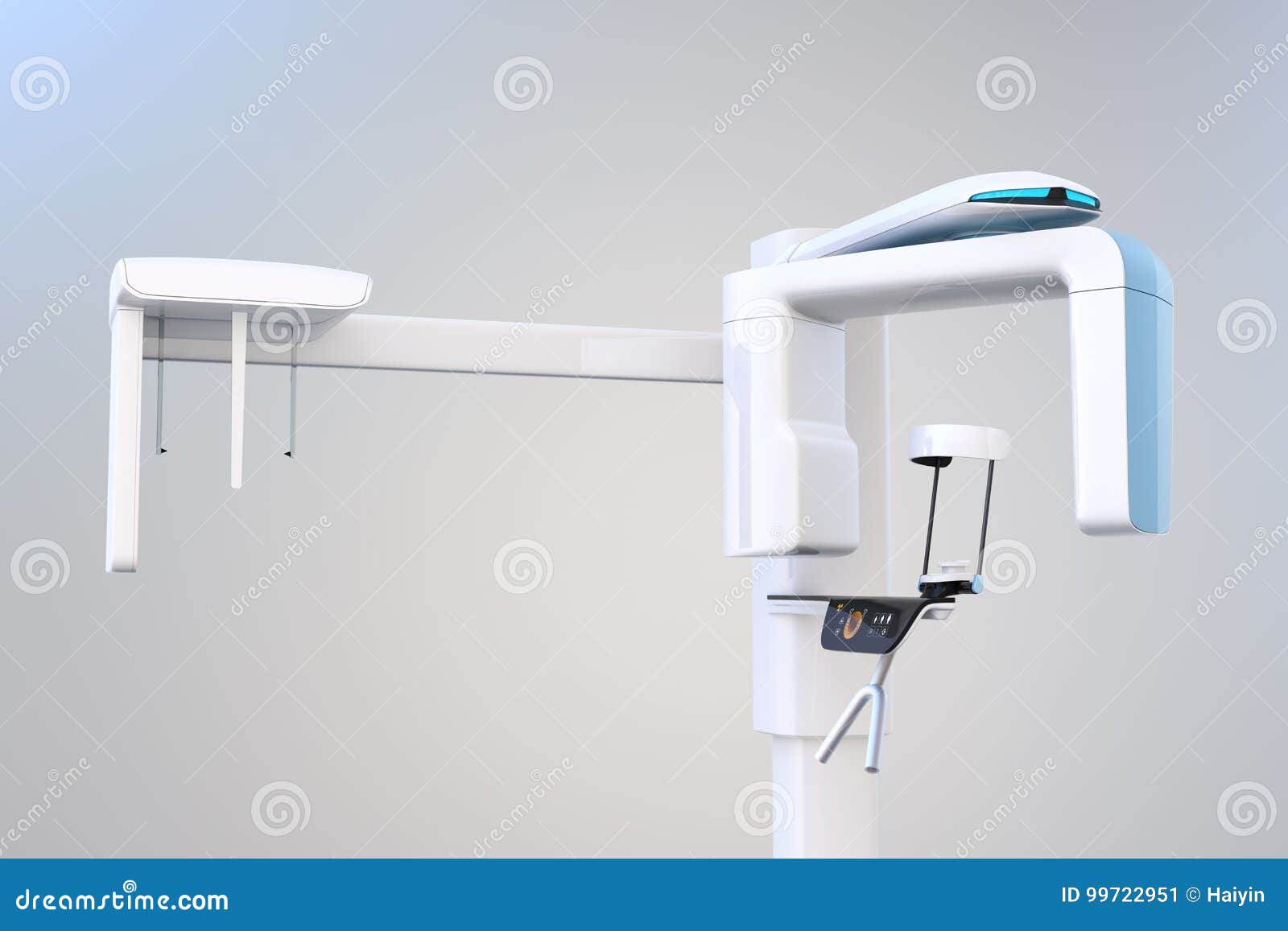 Dental X-ray Machine with Cephalometric Unit in Original Design Stock ...
