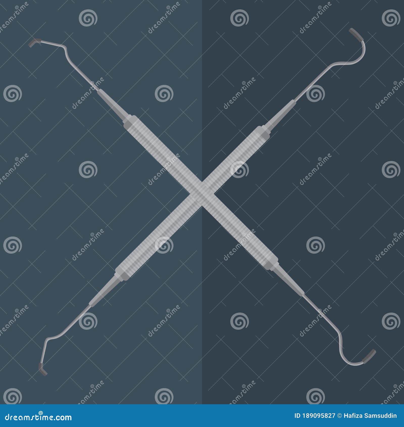 Dental Scaler. Vector Illustration Decorative Design Stock Vector ...