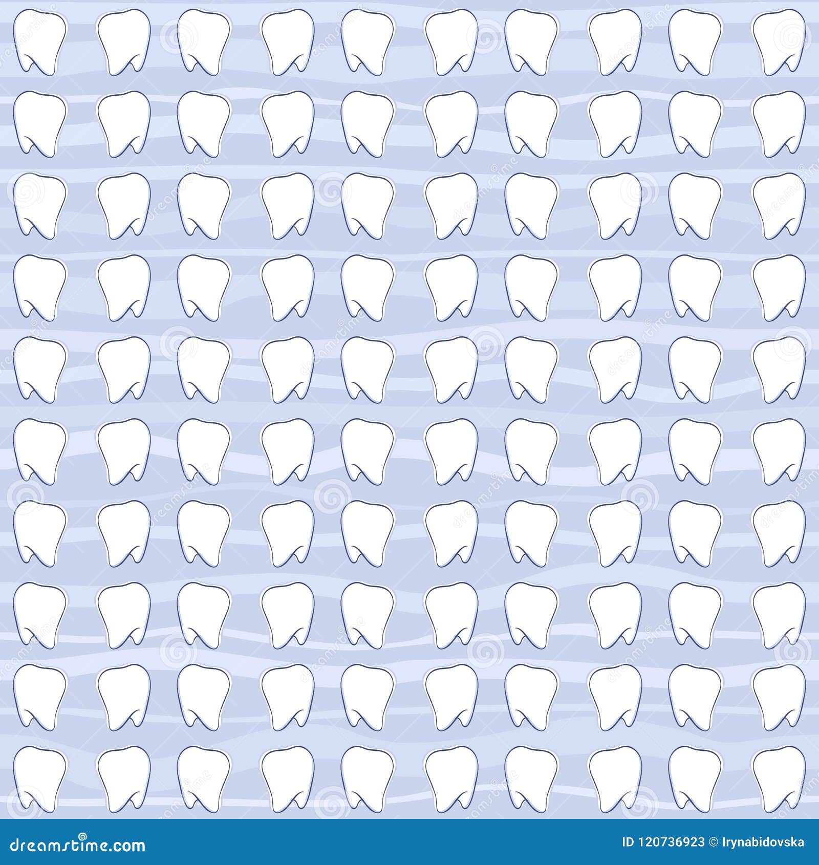 Dental Seamless Colored Pattern Stock Vector - Illustration of clinic ...