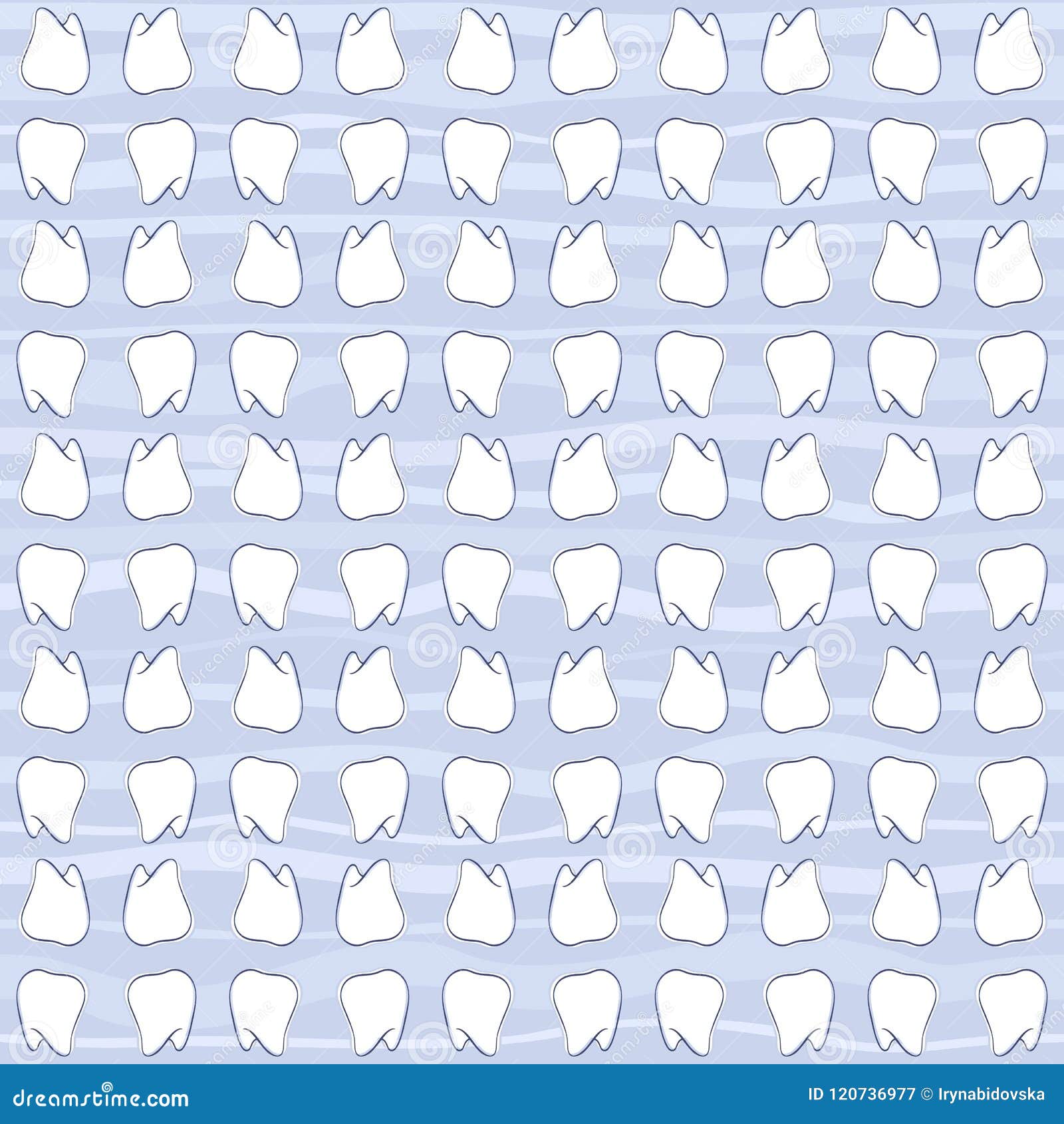 Dental Seamless Colored Pattern Stock Vector - Illustration of clinic ...