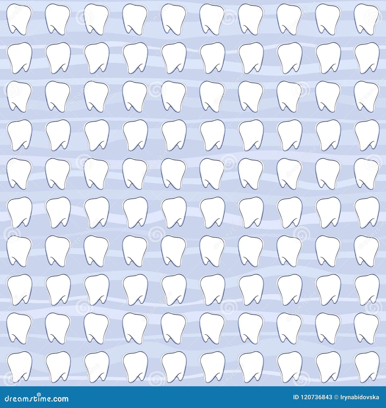 Dental Seamless Colored Pattern Stock Vector - Illustration of seamless ...