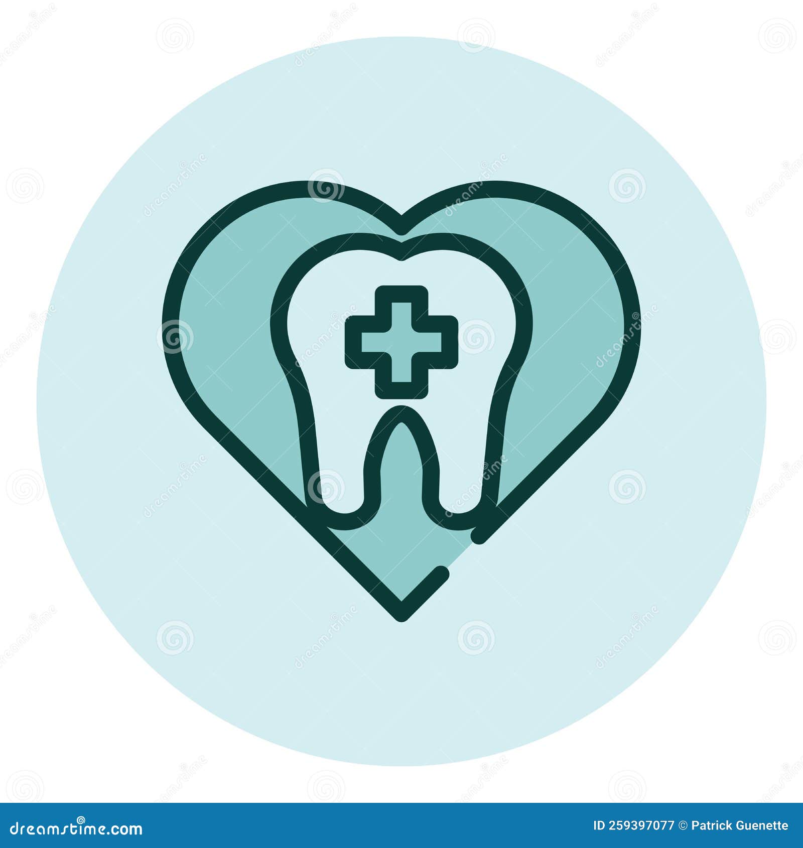 Dental services, icon stock vector. Illustration of isolated - 259397077