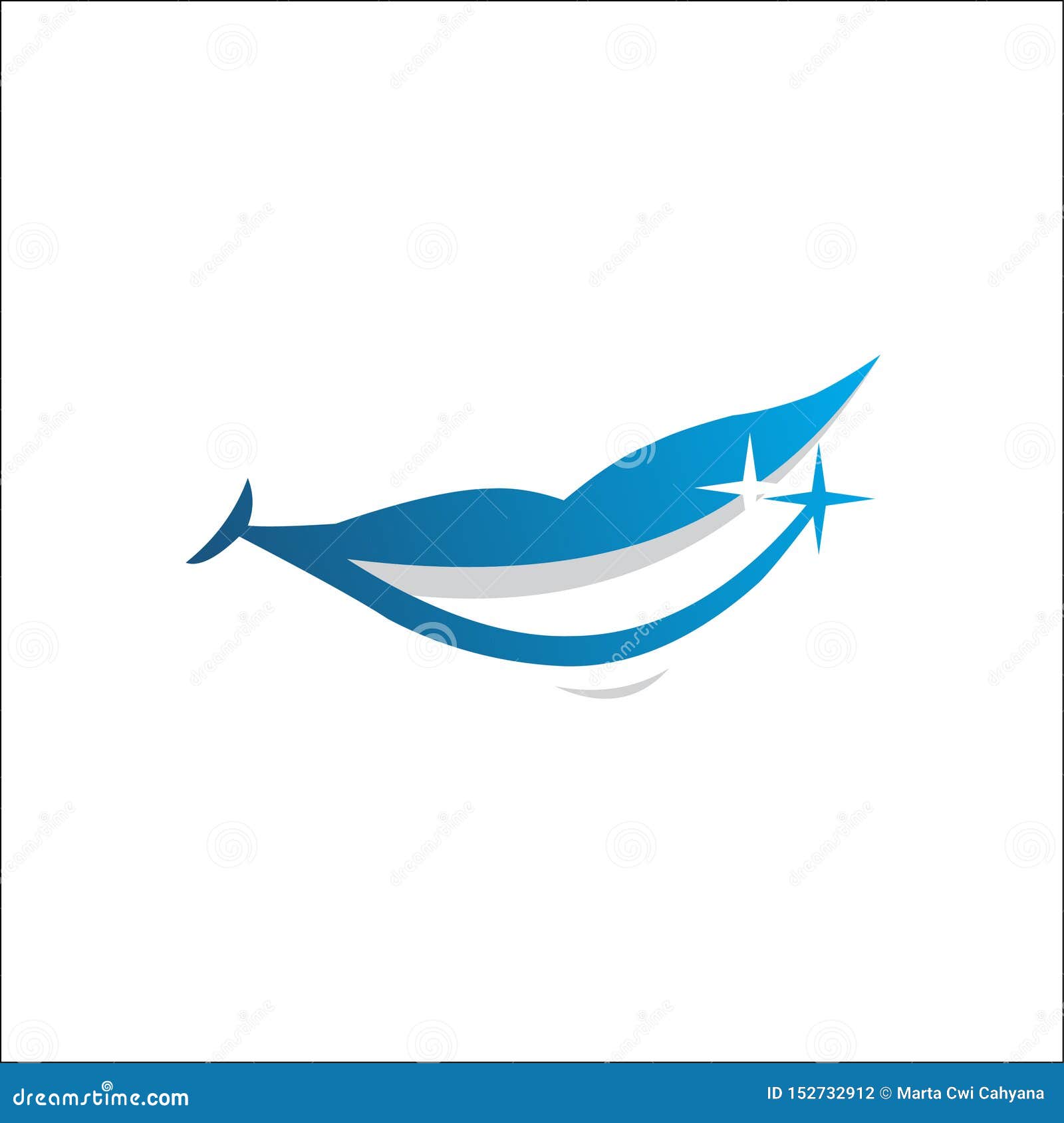 Dental Smile Logo Template Vector Blue Stock Vector - Illustration of ...