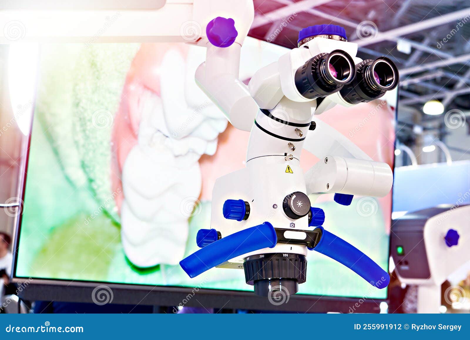 Dental surgical microscope stock photo. Image of medicine - 255991912