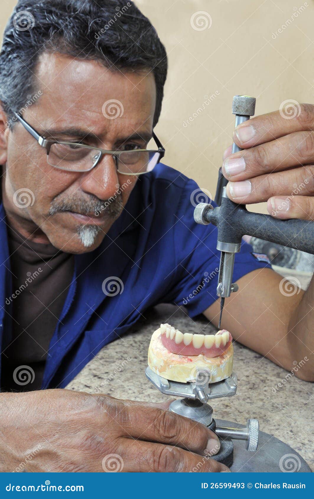 Dental Technician stock image. Image of manufacture, creative - 26599493