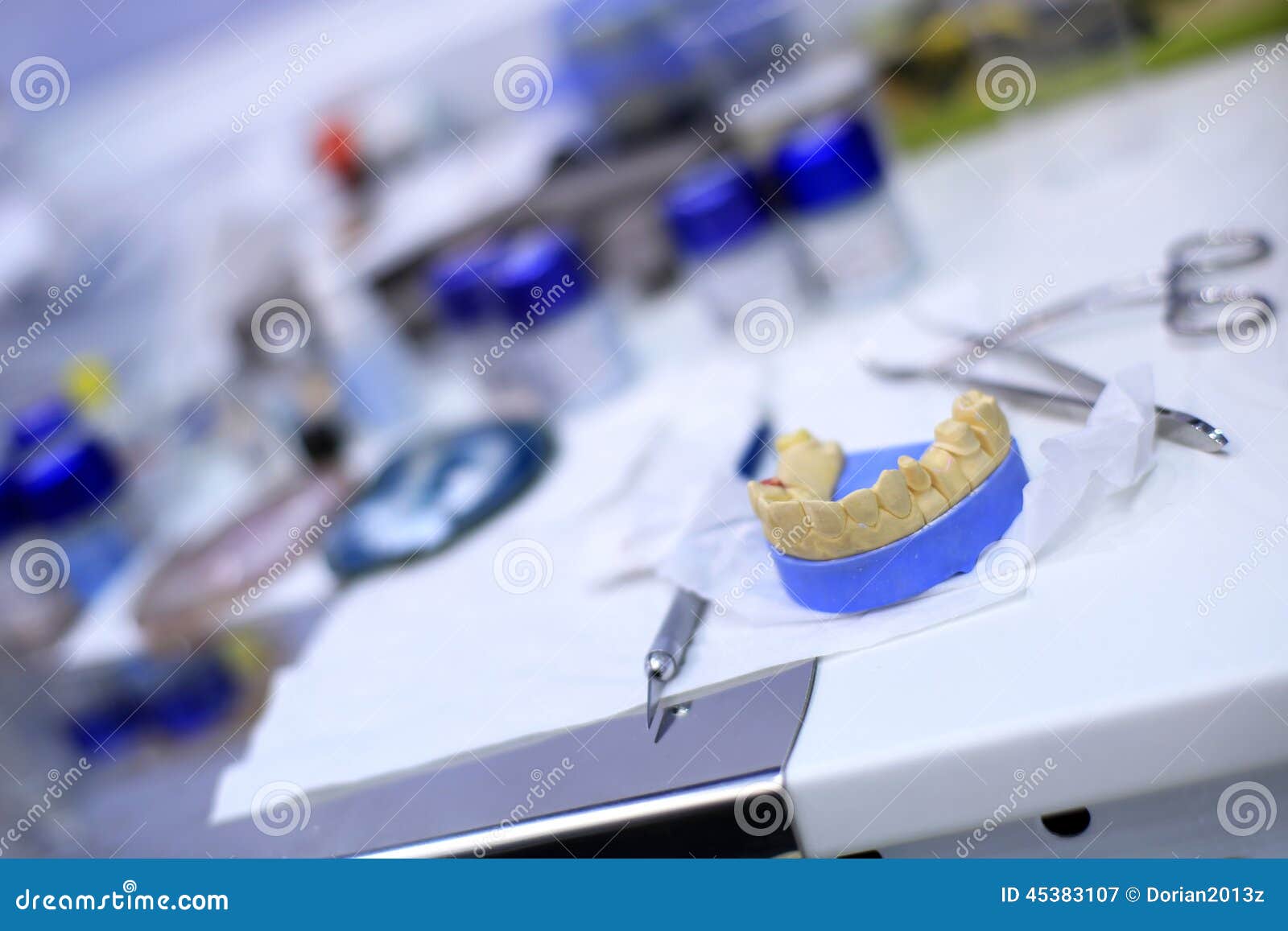 Dental technician stock image. Image of probe, medicine - 45383107