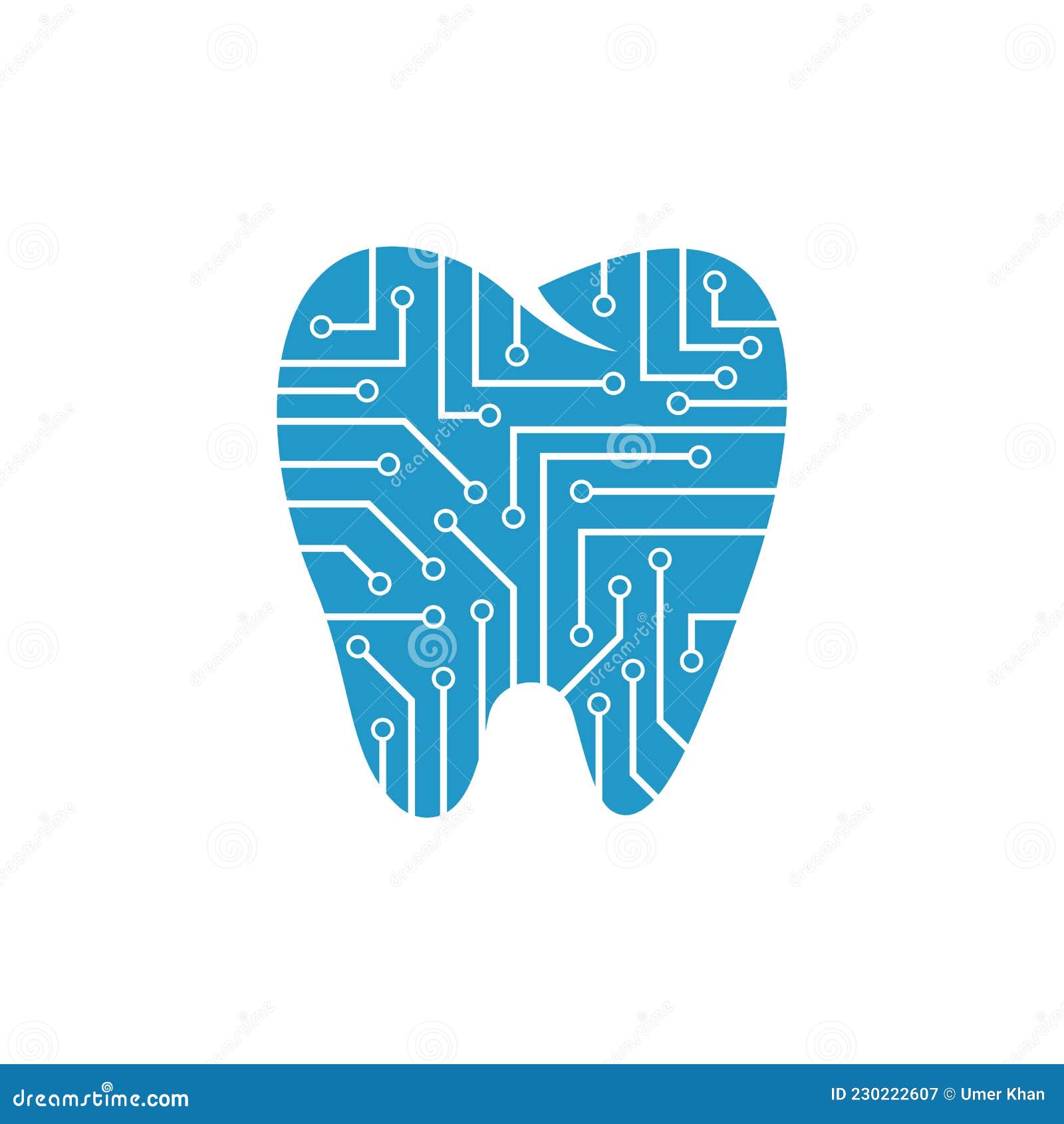 Dental Technology Logo Designs Concept Vector. Stock Vector ...