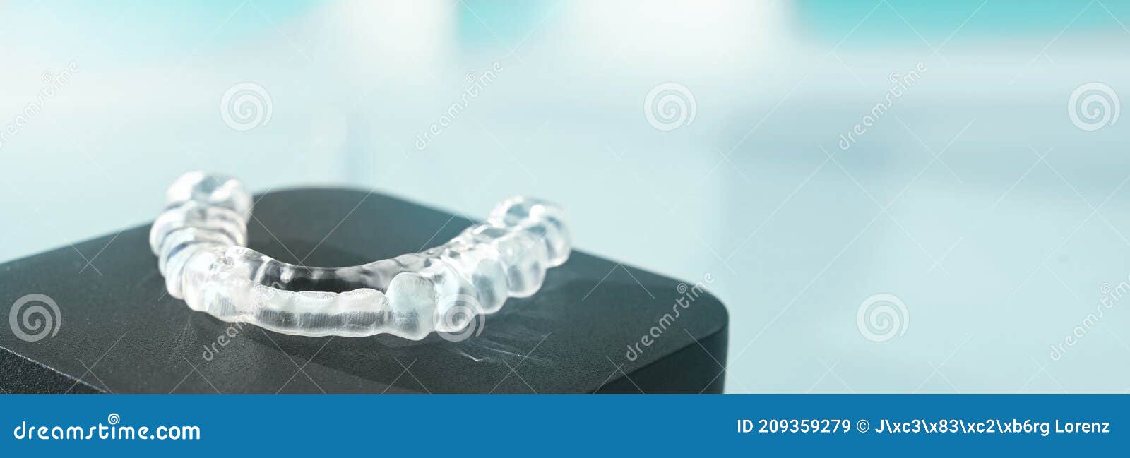A Dental Teeth Splint for Correction the Teeth Position Stock Image ...