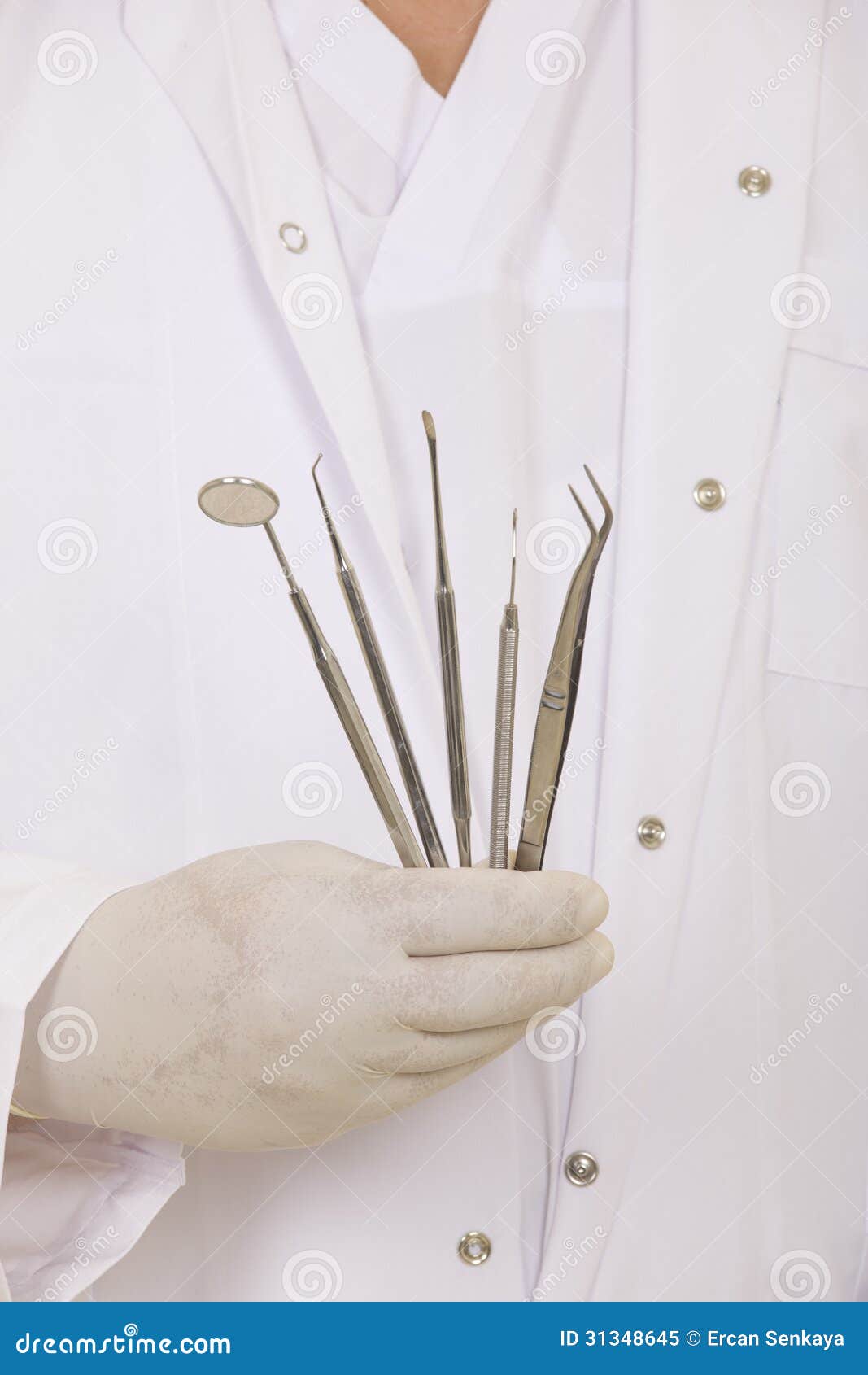 Dental tools stock image. Image of bite, equipment, angled - 31348645