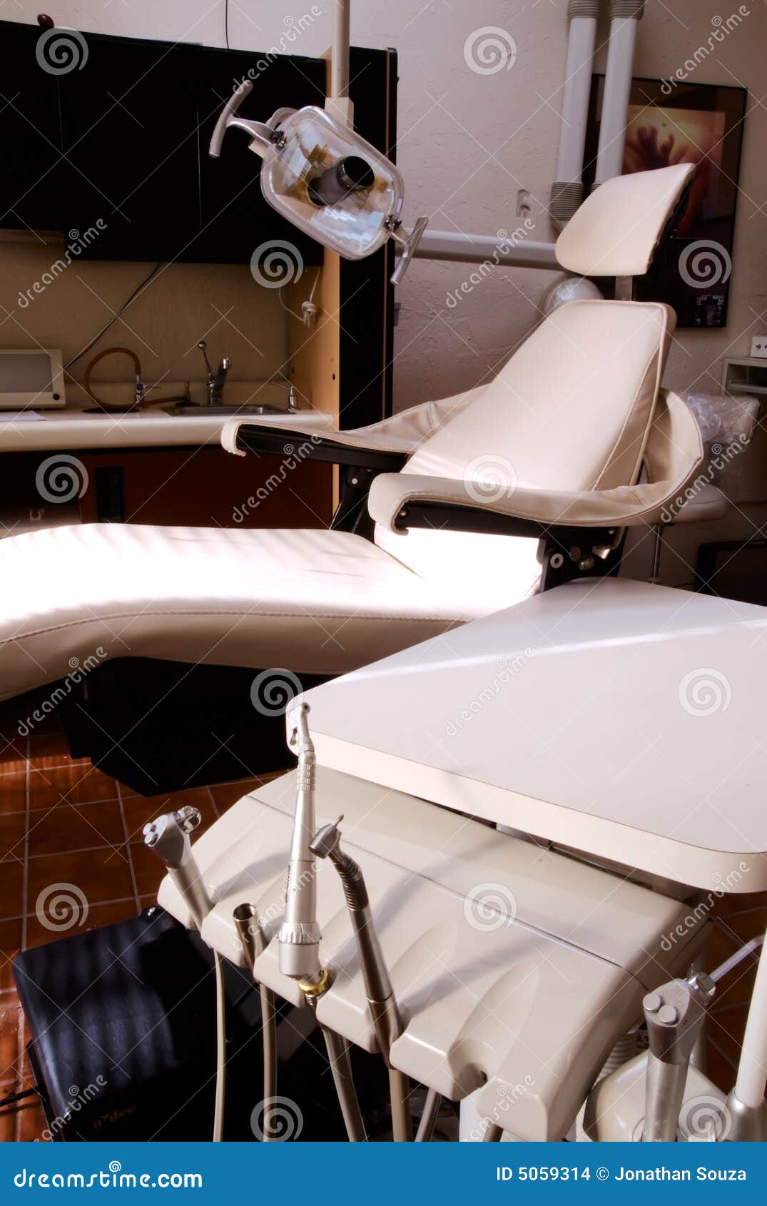 Dental Tools Drill and Chair Stock Photo - Image of hygiene ...