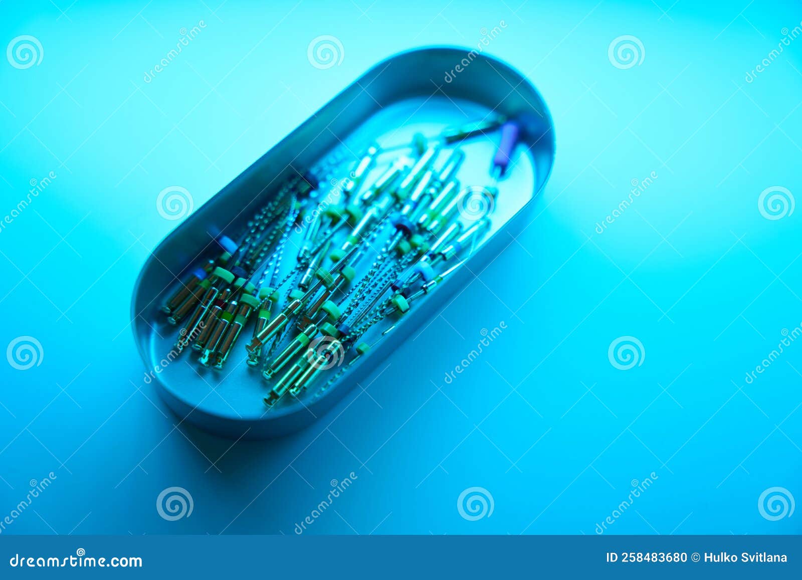 Dental Tools for Formation and Cleaning of Root Canal System Stock ...