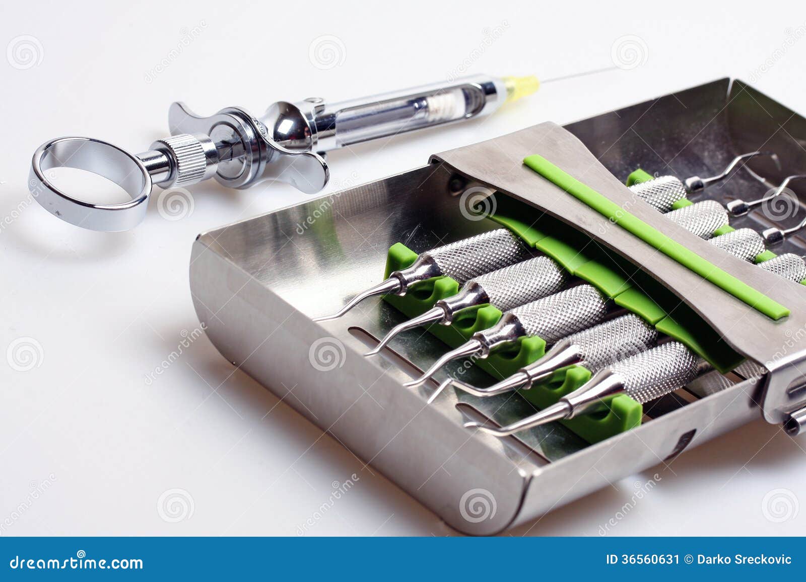 Dental tools stock image. Image of filling, dental, syringe - 36560631