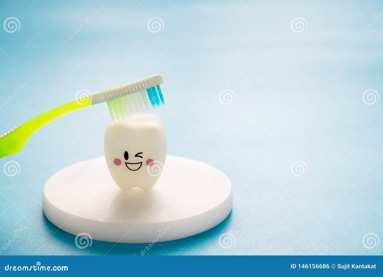Dental Tools and Smile Teeth Model. Stock Photo - Image of smile ...
