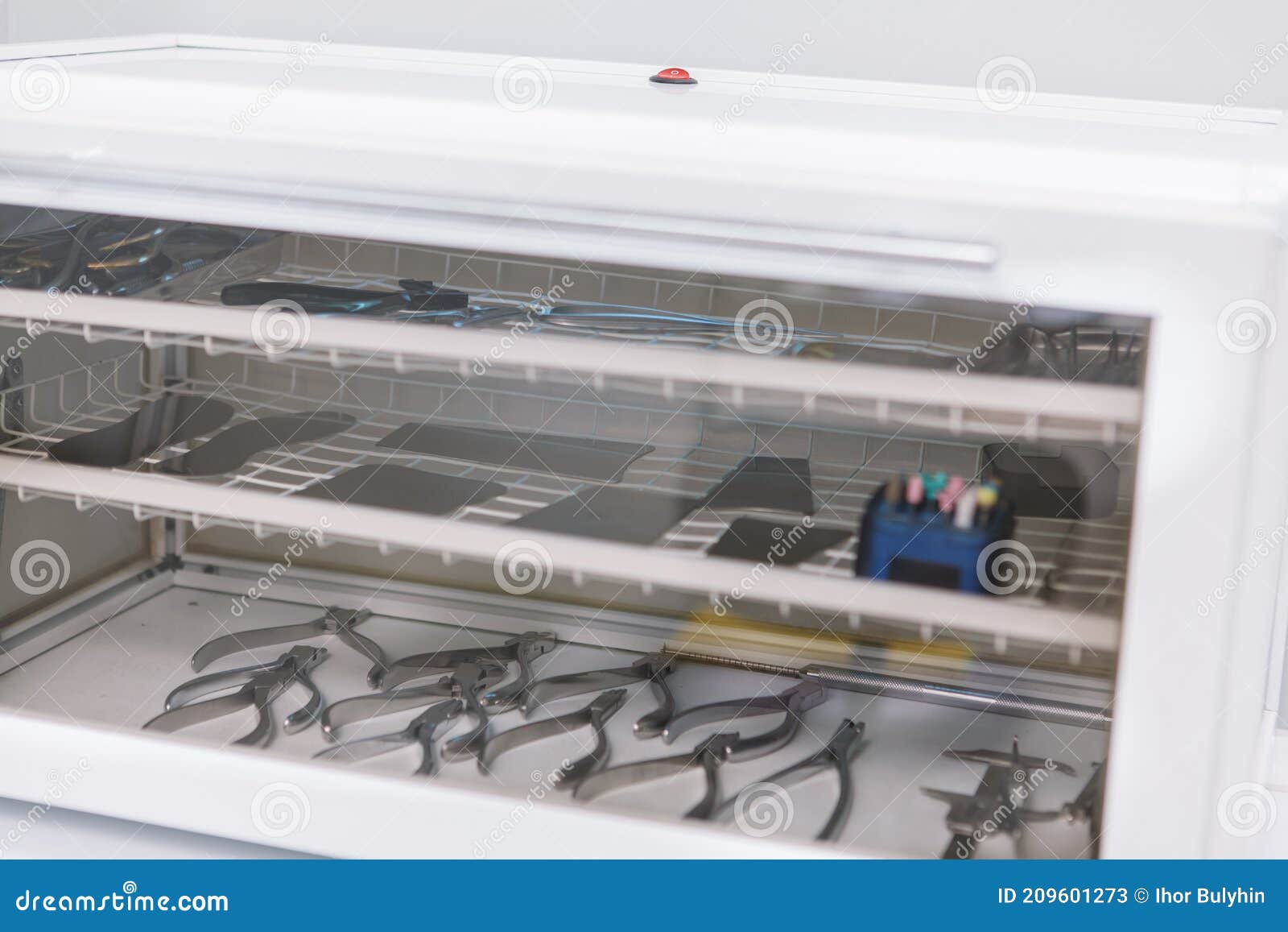 Dental Tools Sterilizing in Autoclave Stock Image - Image of dentistry ...
