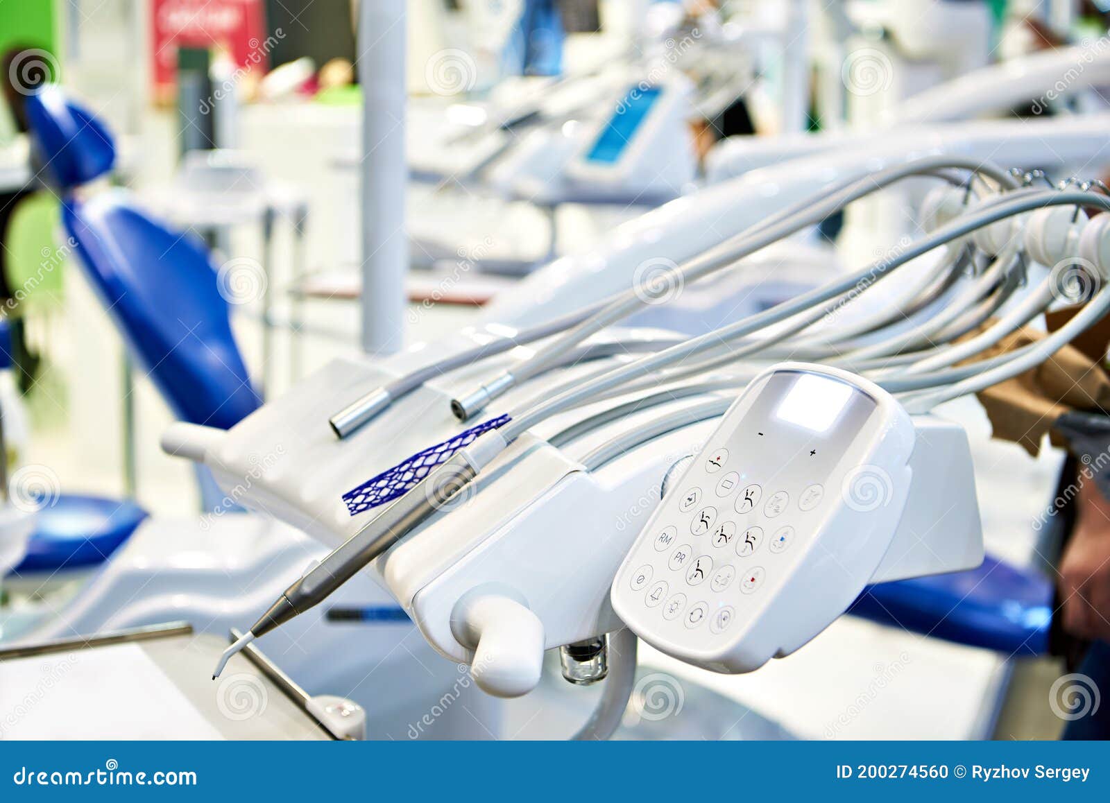 Dental Unit with Attachments Stock Photo - Image of medicine, clinic ...