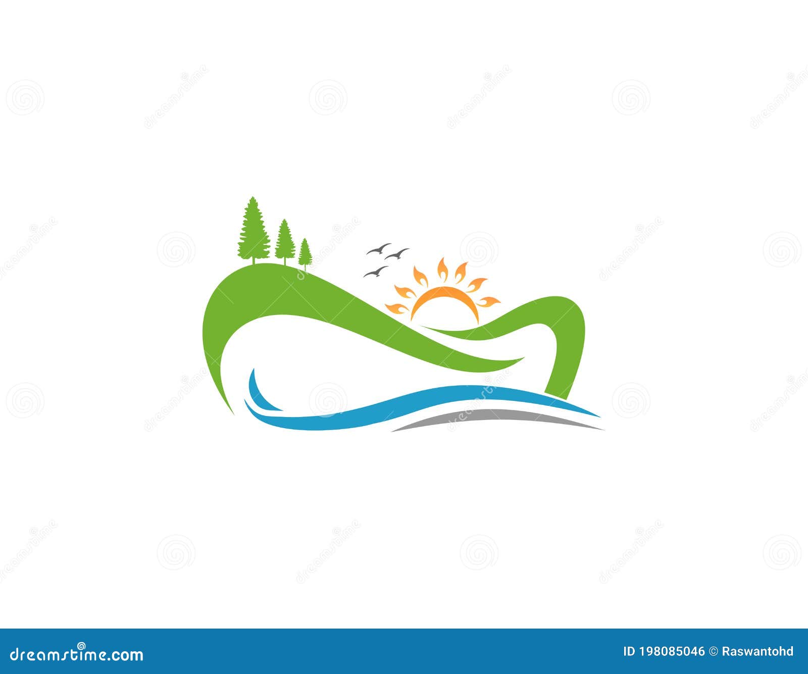 Dental Valley Logo Design Illustration Stock Vector - Illustration of ...