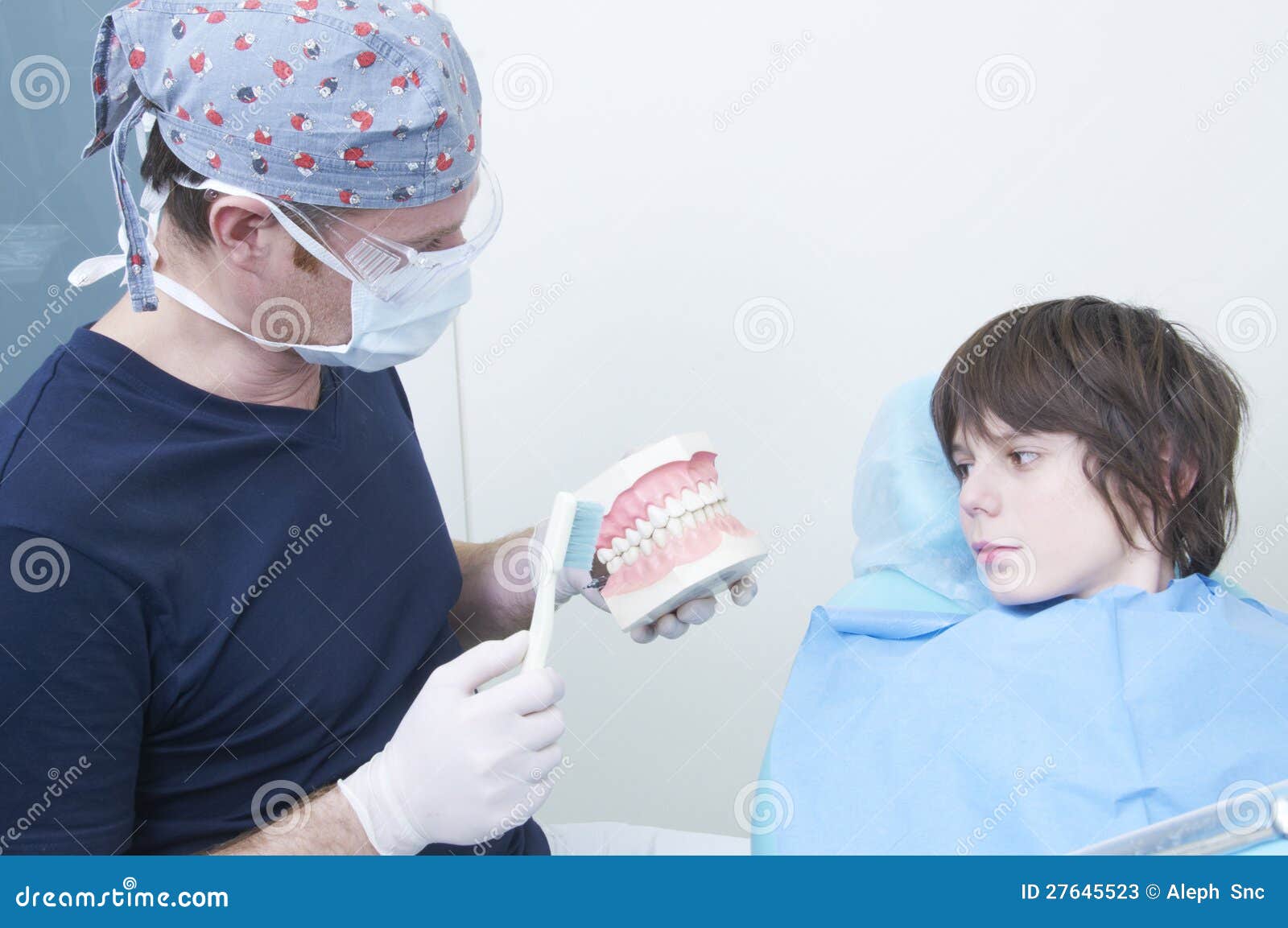Dental visit stock image. Image of medic, oral, child - 27645523